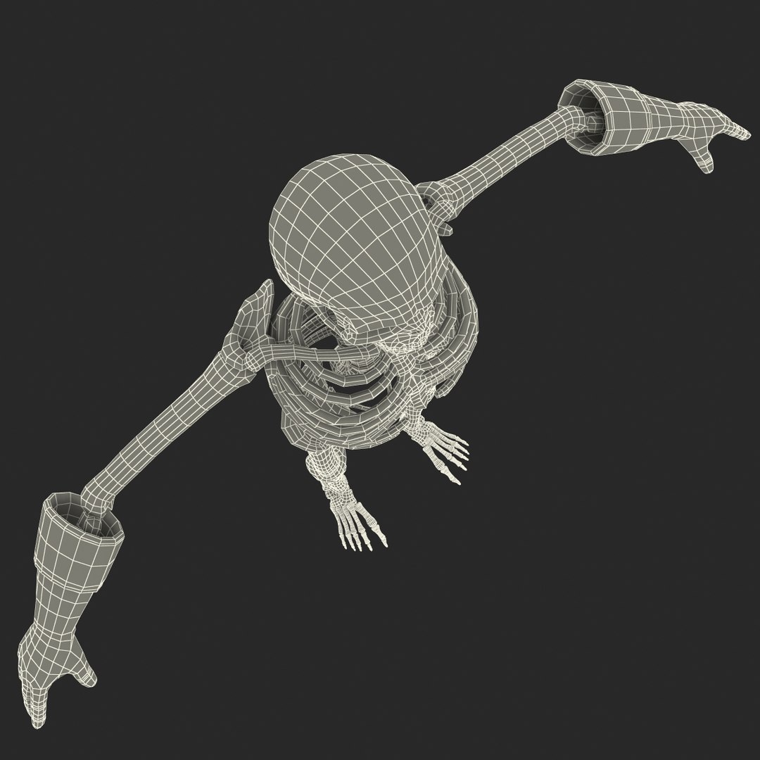 Cartoon Skeleton 2 Max