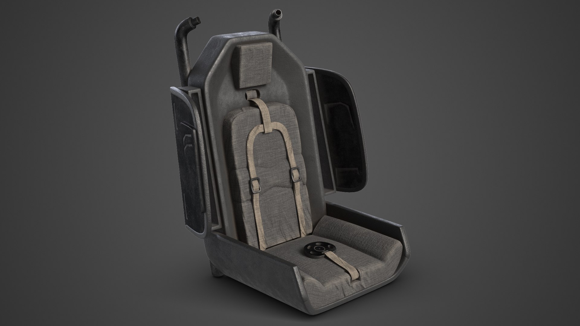 Helicopter Pilot Seat 3D Model - TurboSquid 1614123