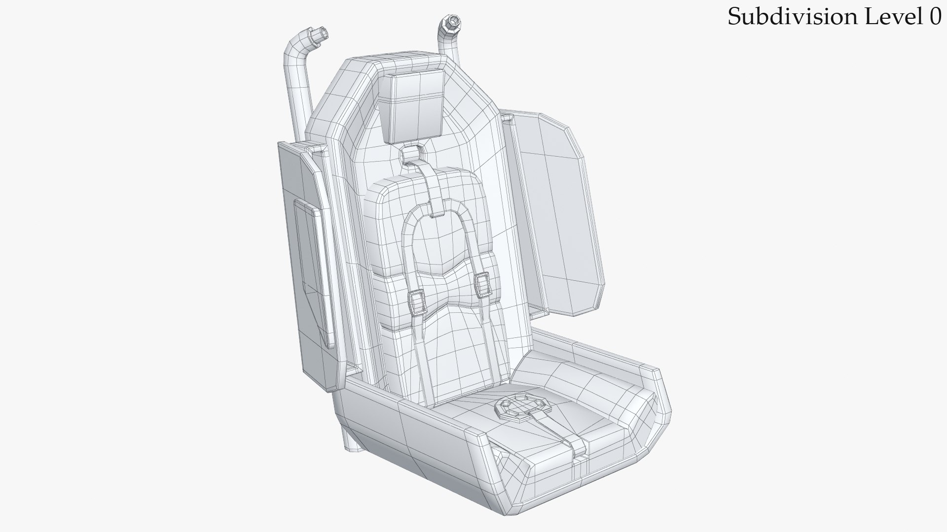 Helicopter Pilot Seat 3D Model - TurboSquid 1614123
