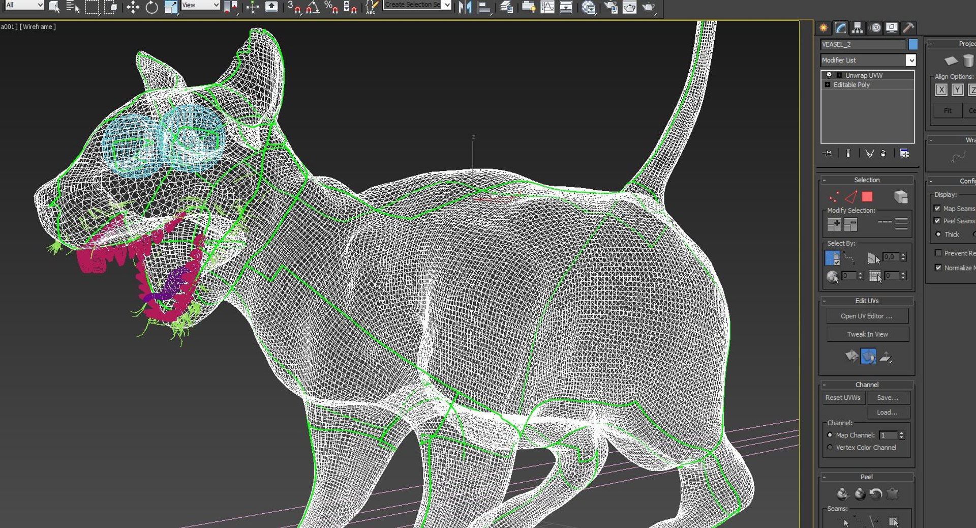 3D hungry squirrel ferret mutant - TurboSquid 1522940