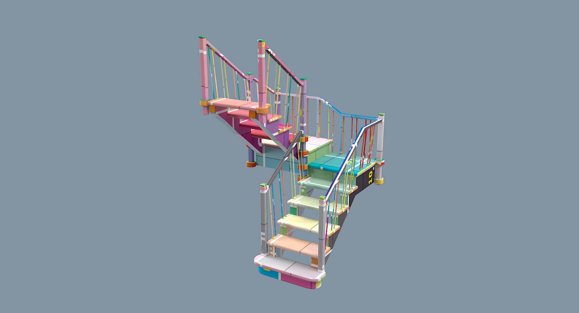 Stair Structures Architecture 3D Model - TurboSquid 1297851