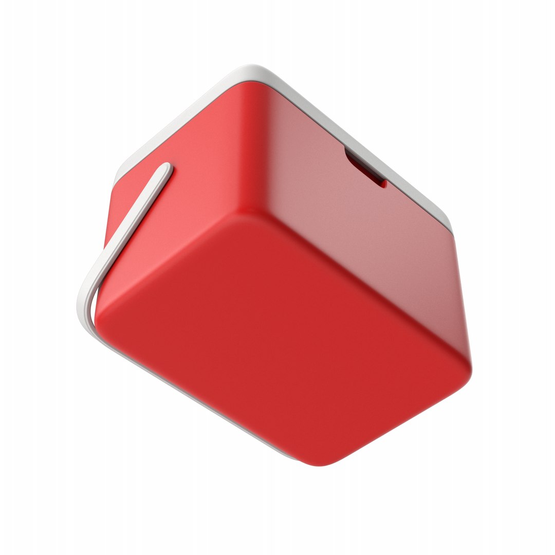 Red Plastic Ice Cooler Box 3D - TurboSquid 1967463