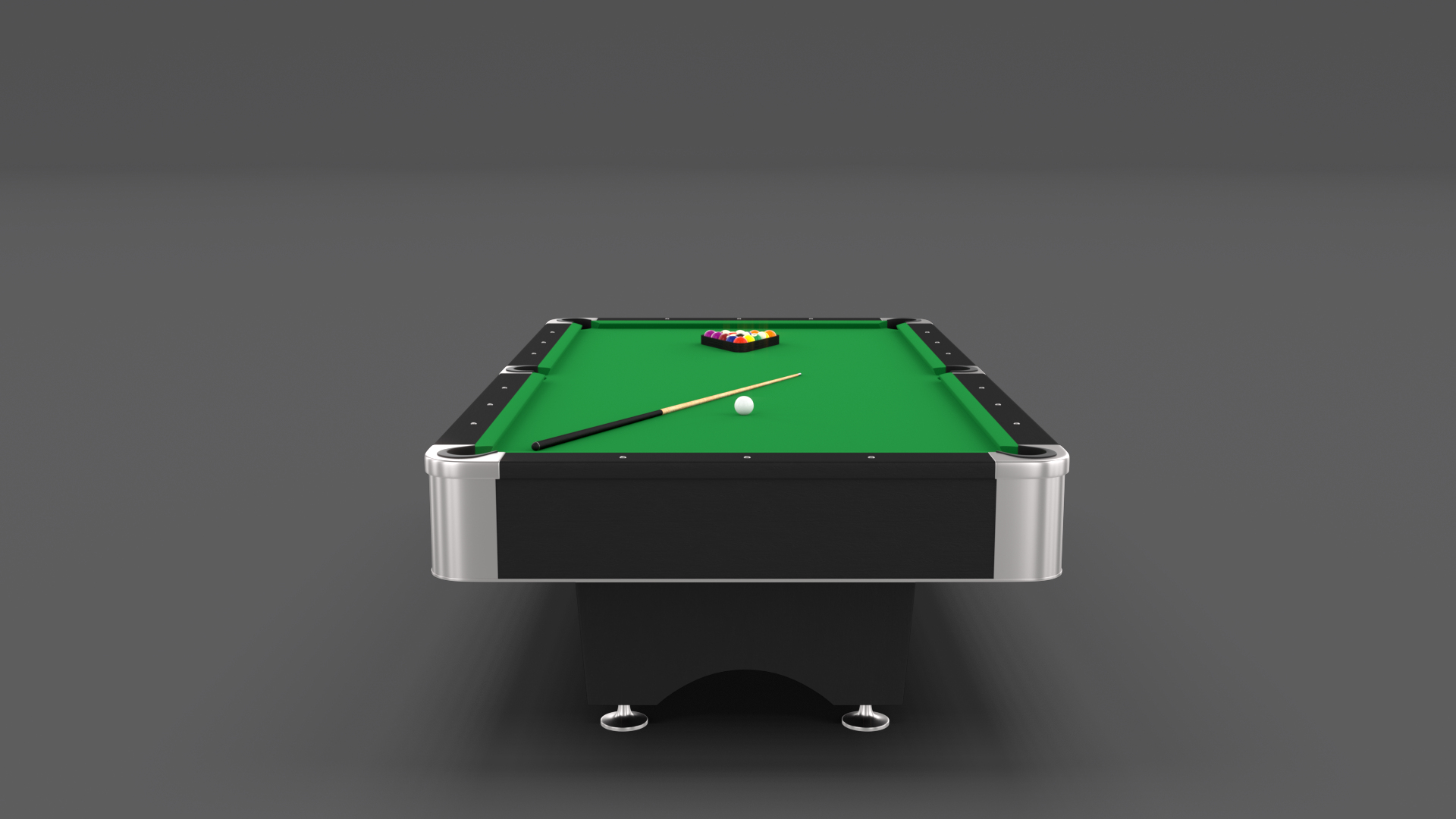 3D Model 8 Ball Pool Table - TurboSquid 1237477