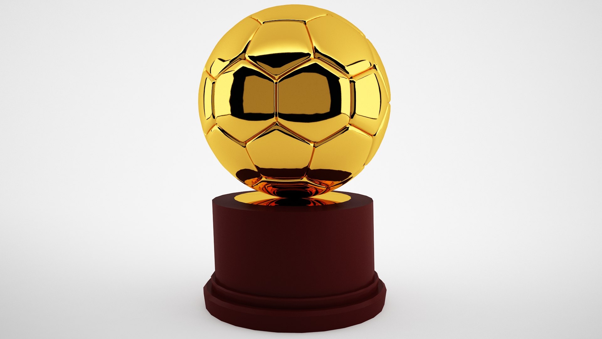 3D Gold Ball Award - TurboSquid 1989954
