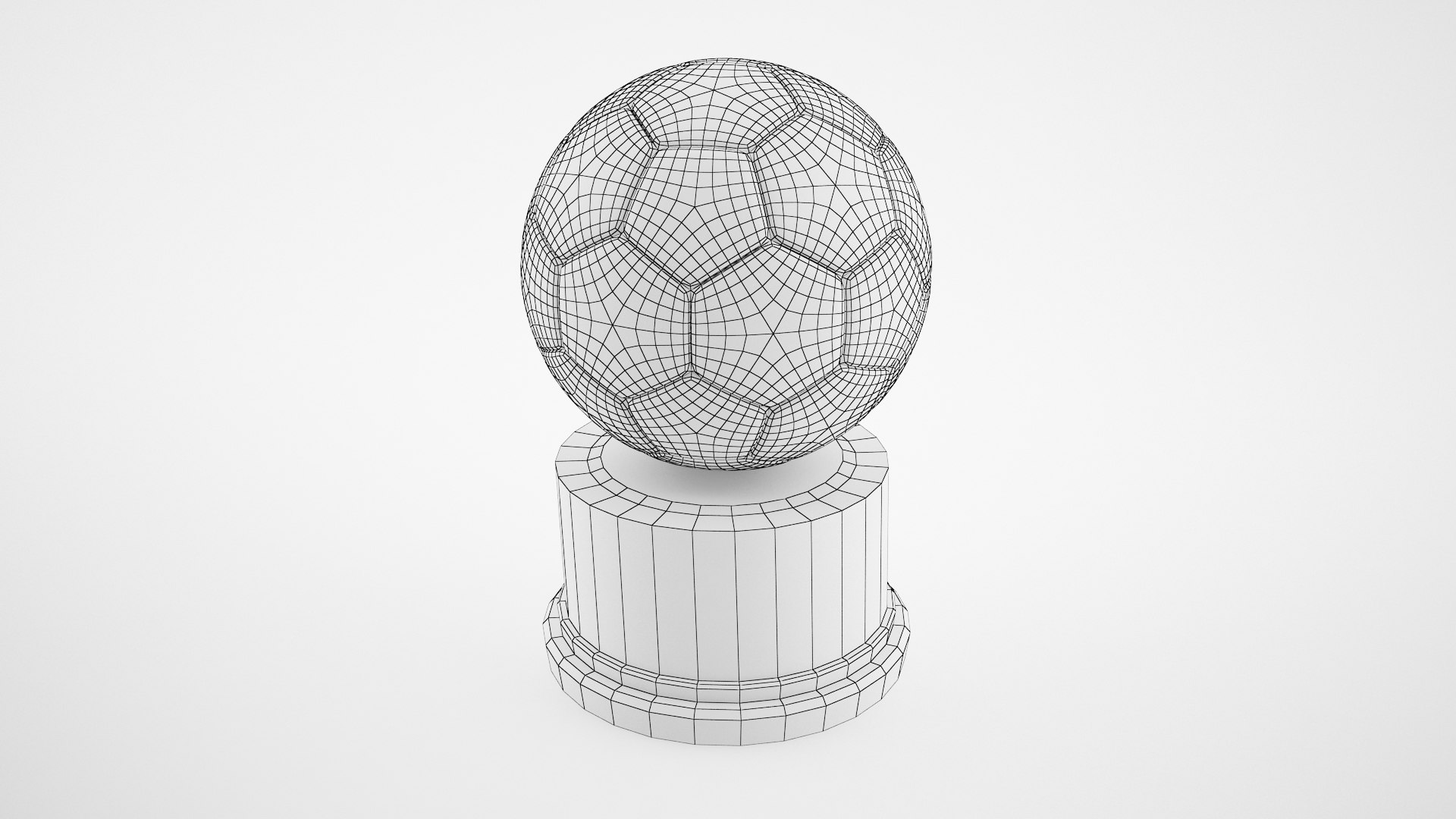 3D Gold Ball Award - TurboSquid 1989954