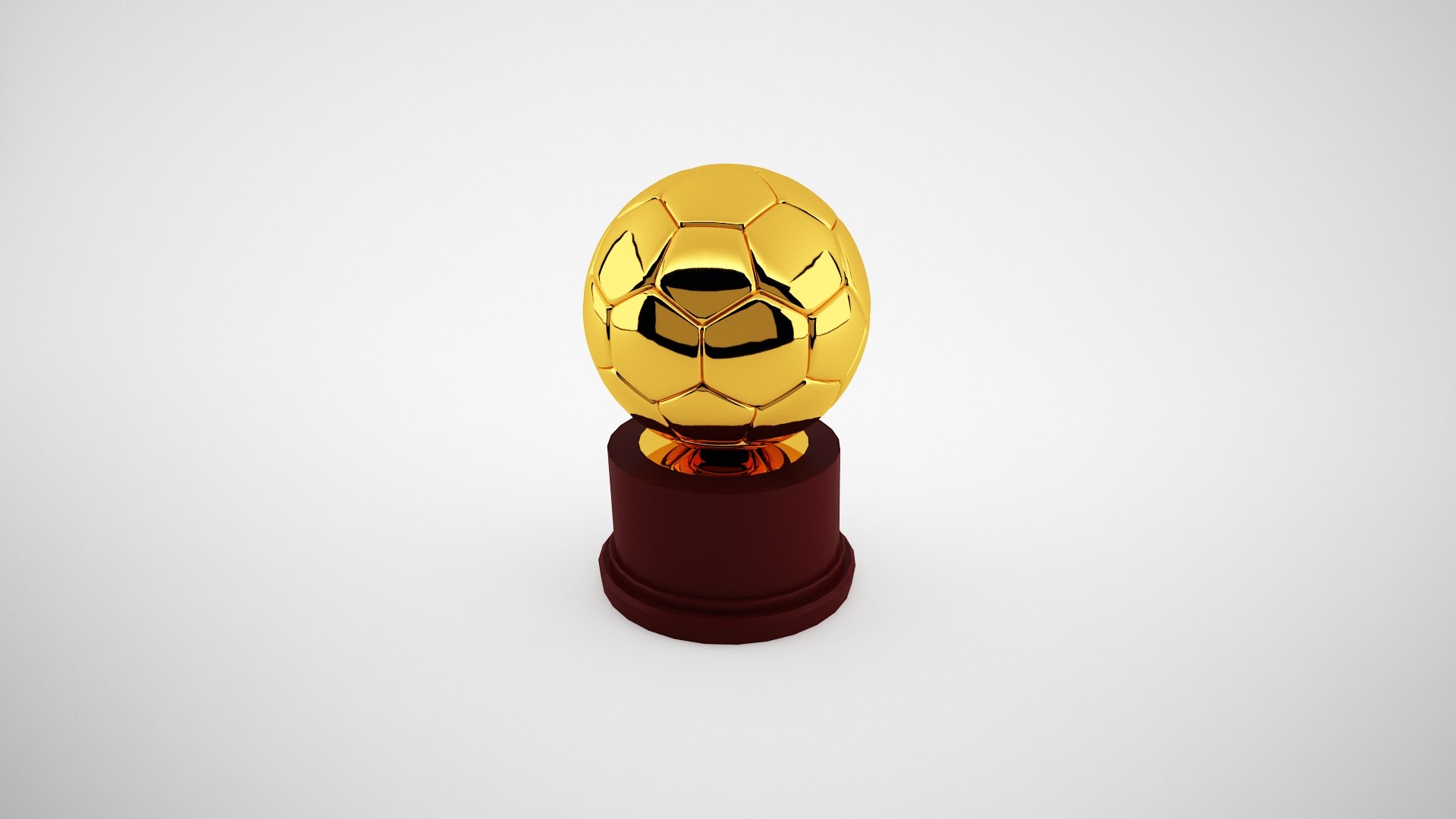 3D Gold Ball Award - TurboSquid 1989954