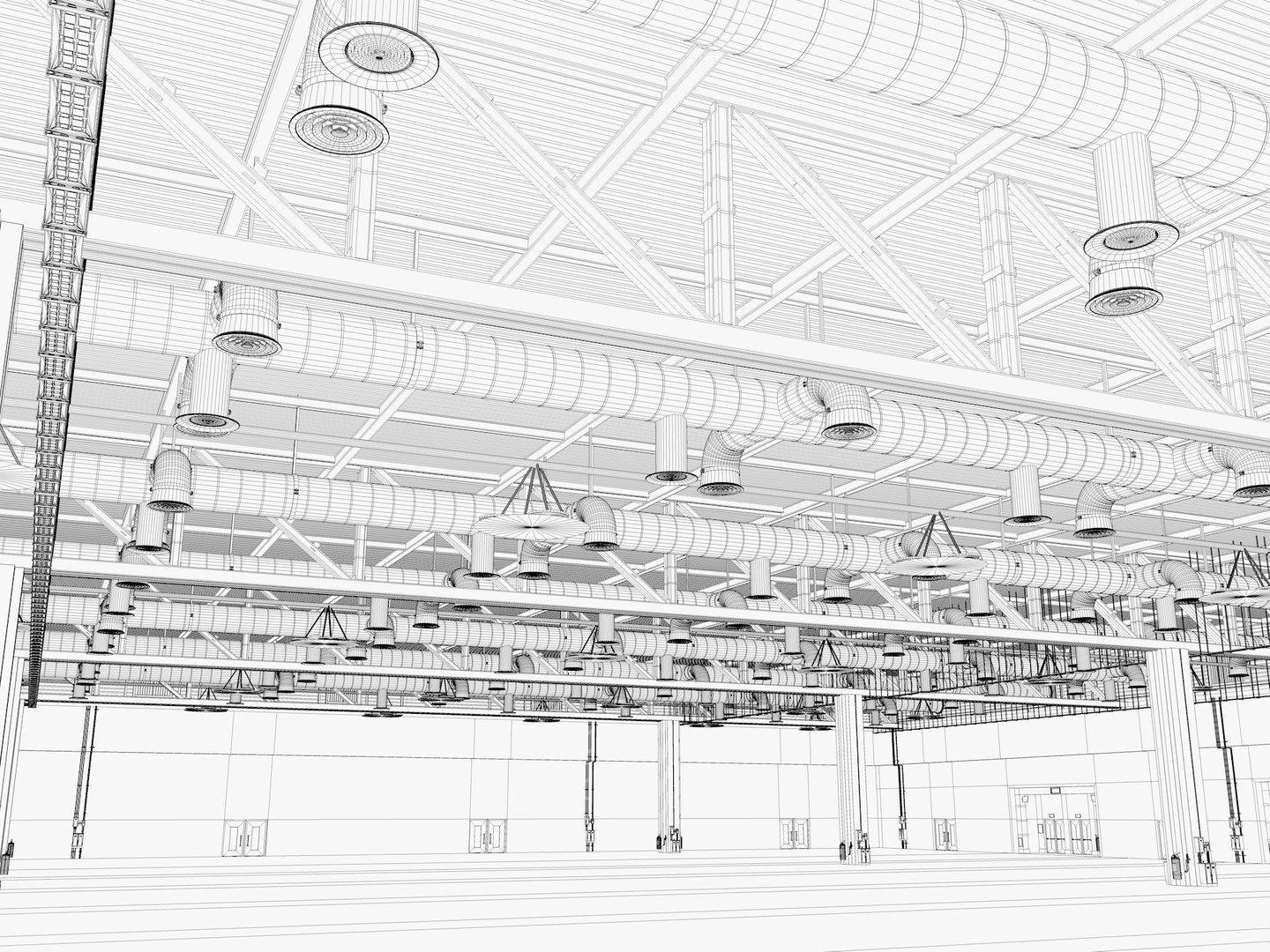 3D Exhibition Hall 43 Interior 3D Model - TurboSquid 2510711