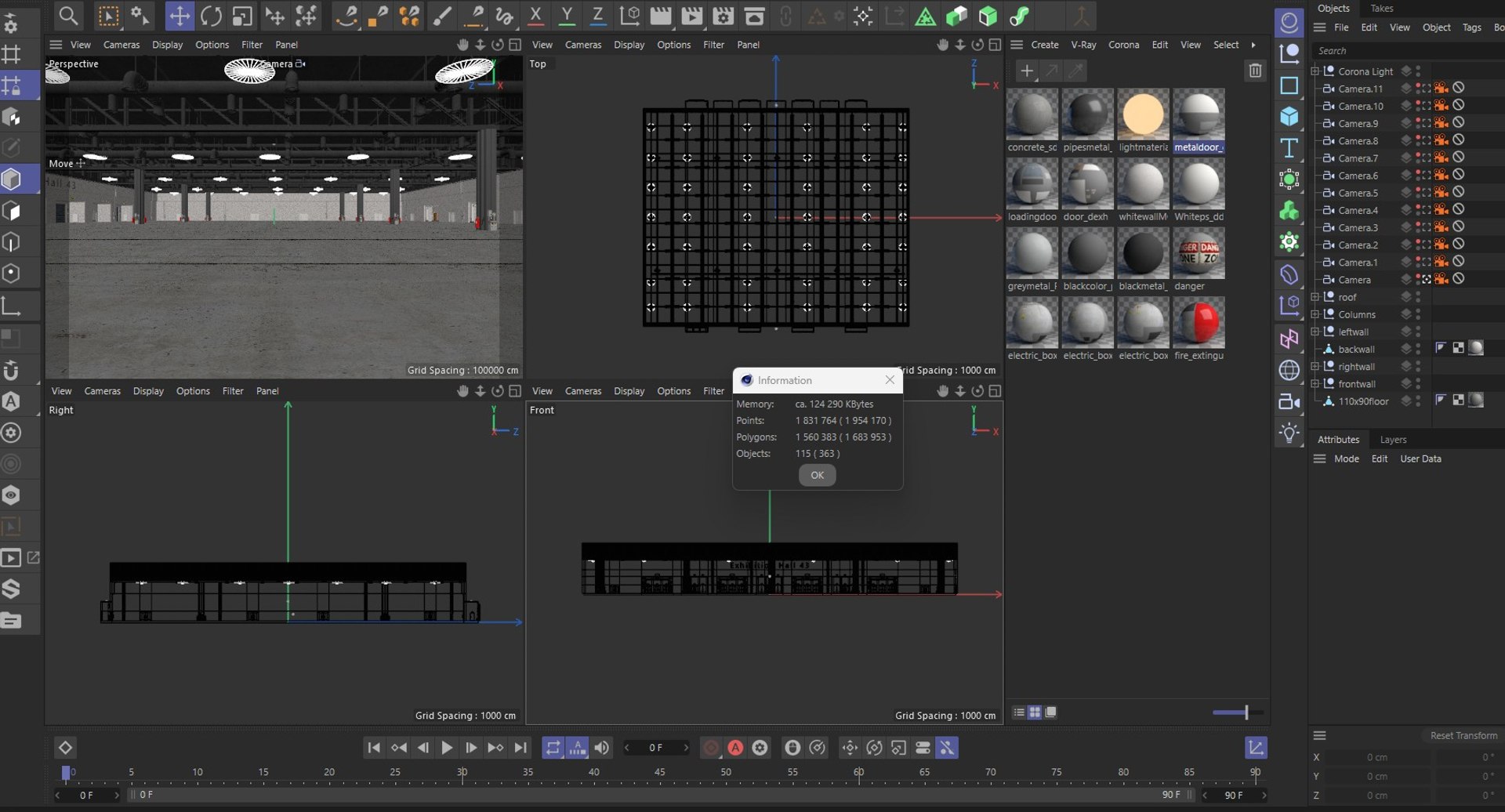 3D Exhibition Hall 43 Interior 3D Model - TurboSquid 2510711