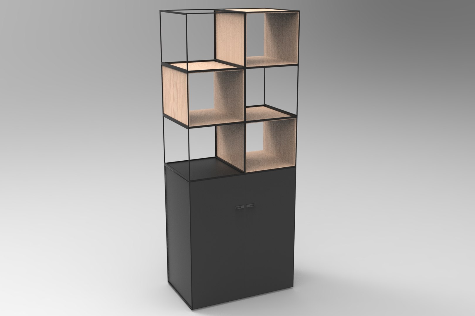 Open Shelves Storage 3D Model - TurboSquid 1857943
