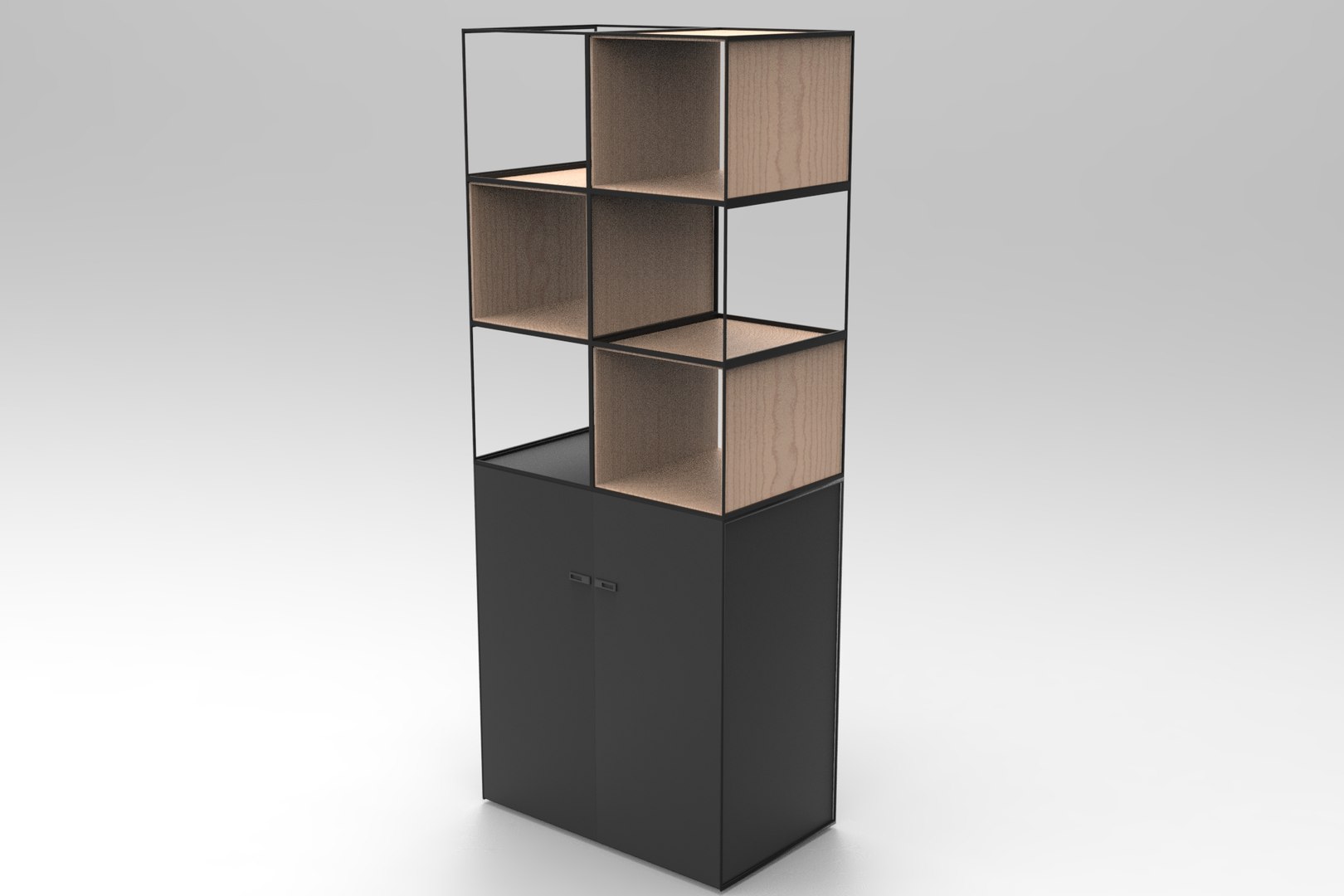 Open Shelves Storage 3D Model - TurboSquid 1857943