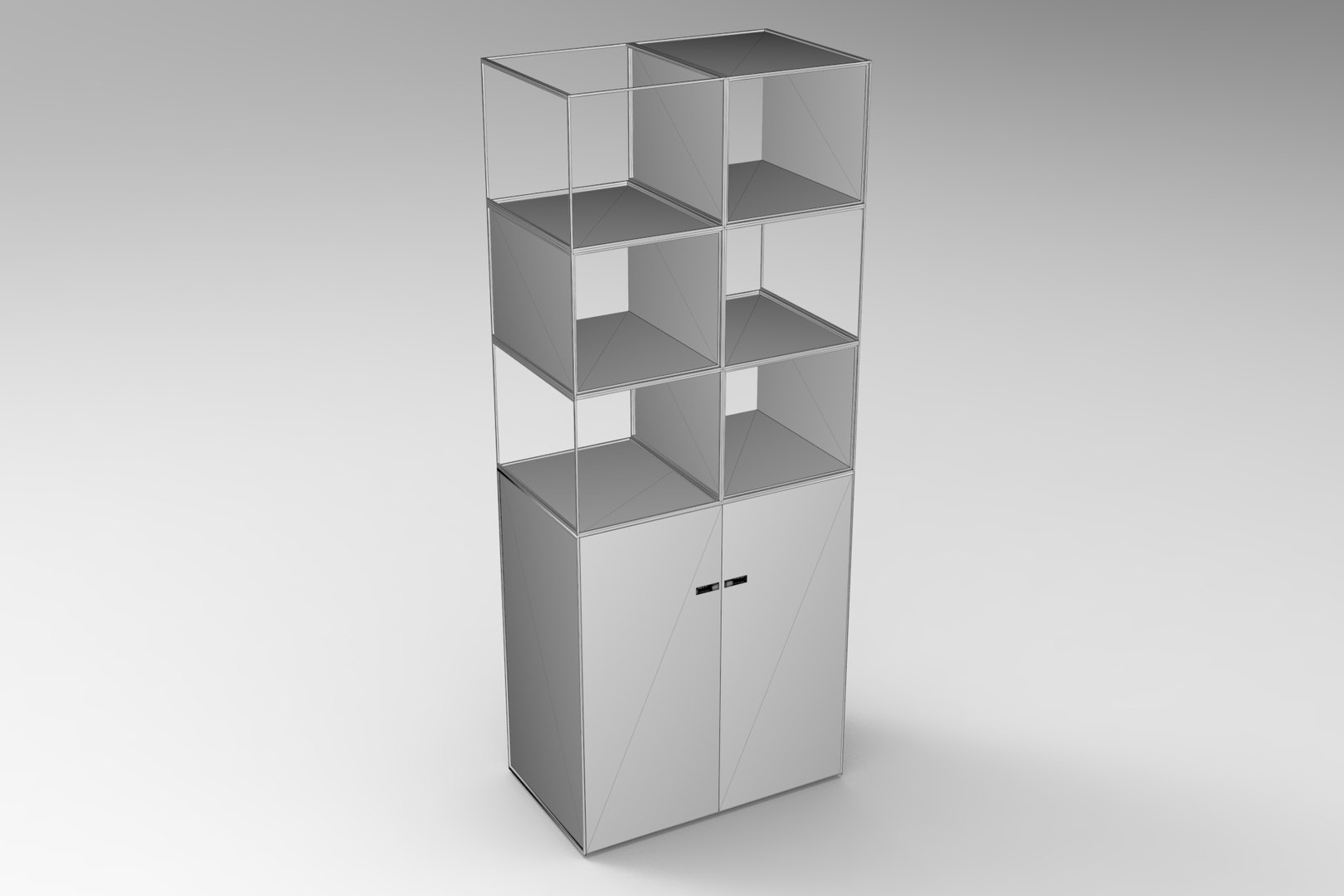 Open Shelves Storage 3D Model - TurboSquid 1857943