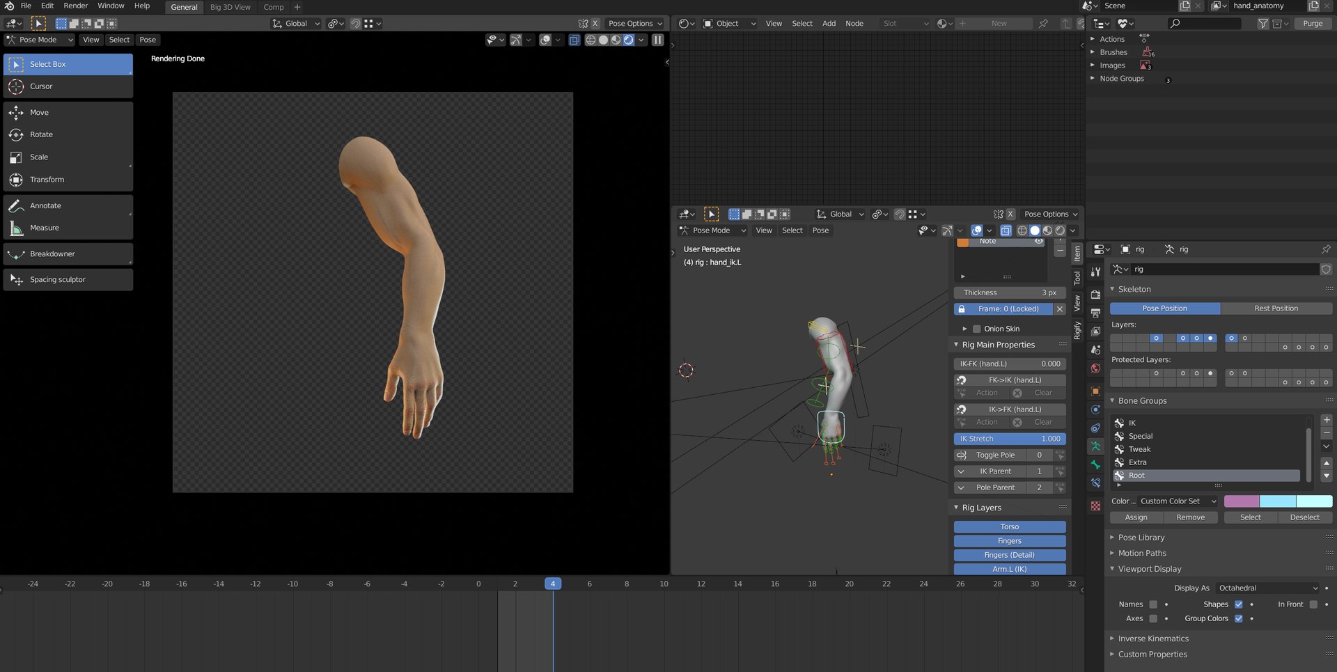 Hand Anatomy Man Rig Model - TurboSquid 1600018