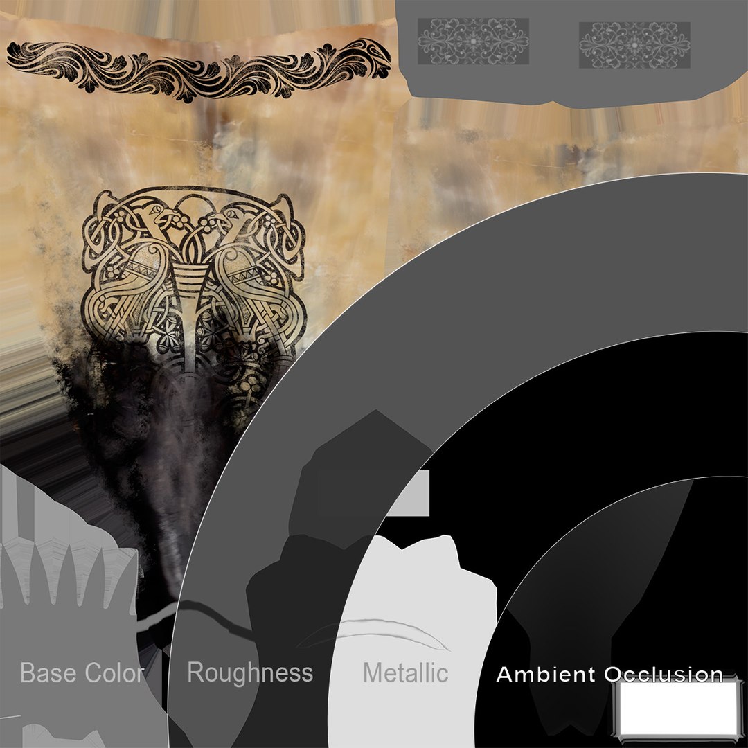 Medieval Horn 8K PBR Textures 3D Model - TurboSquid 2060772