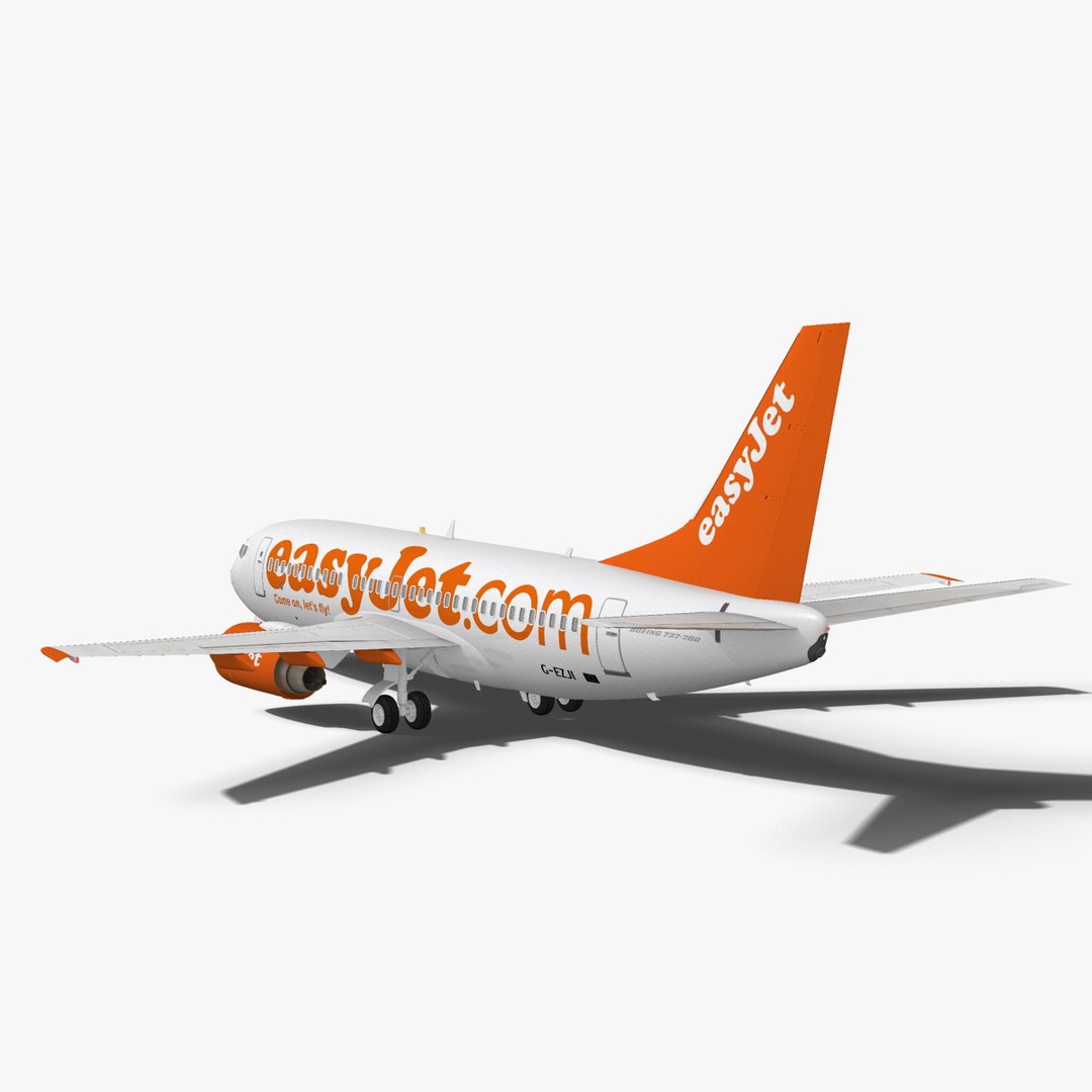 Easyjet Boeing 737-700 3d Model