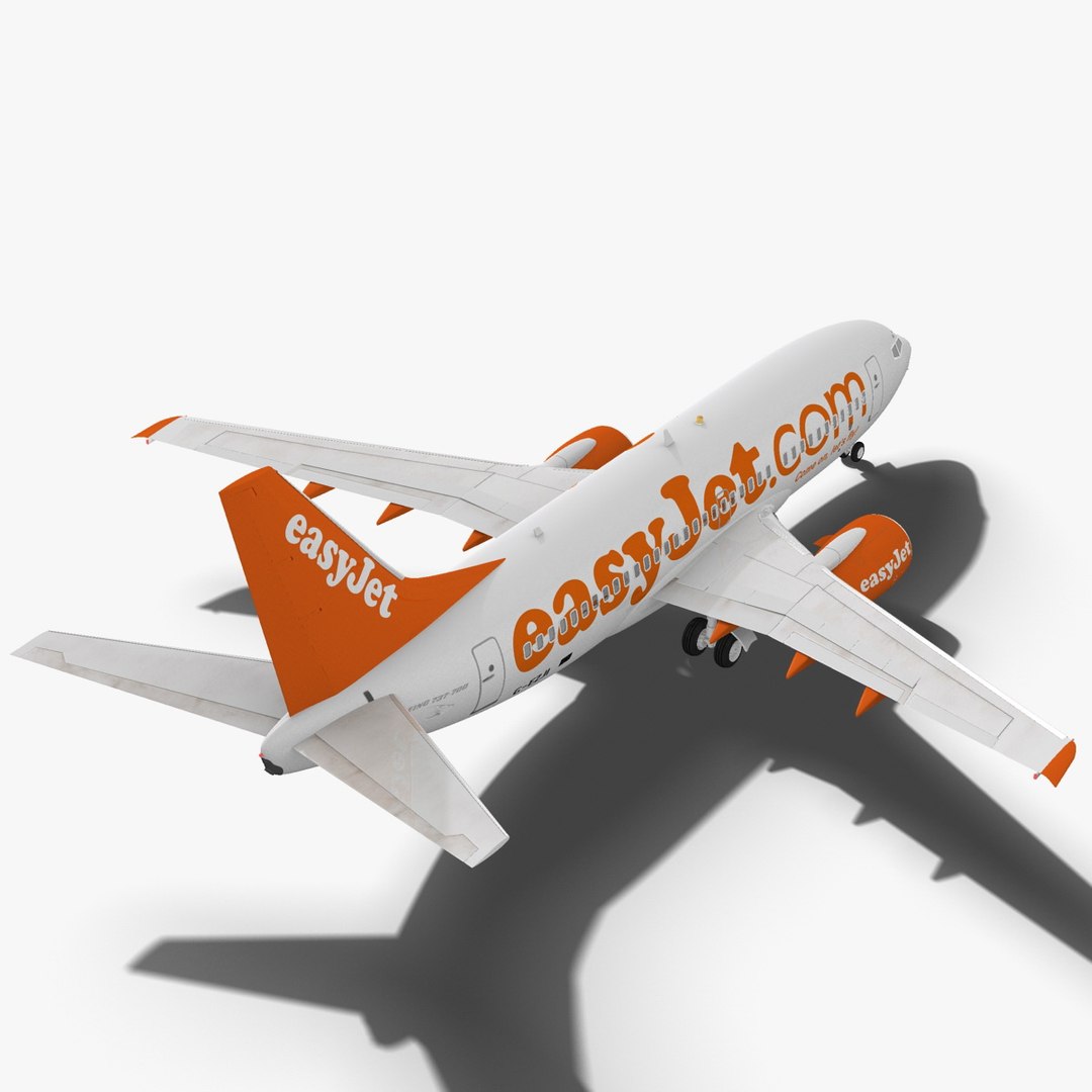 Easyjet Boeing 737-700 3d Model