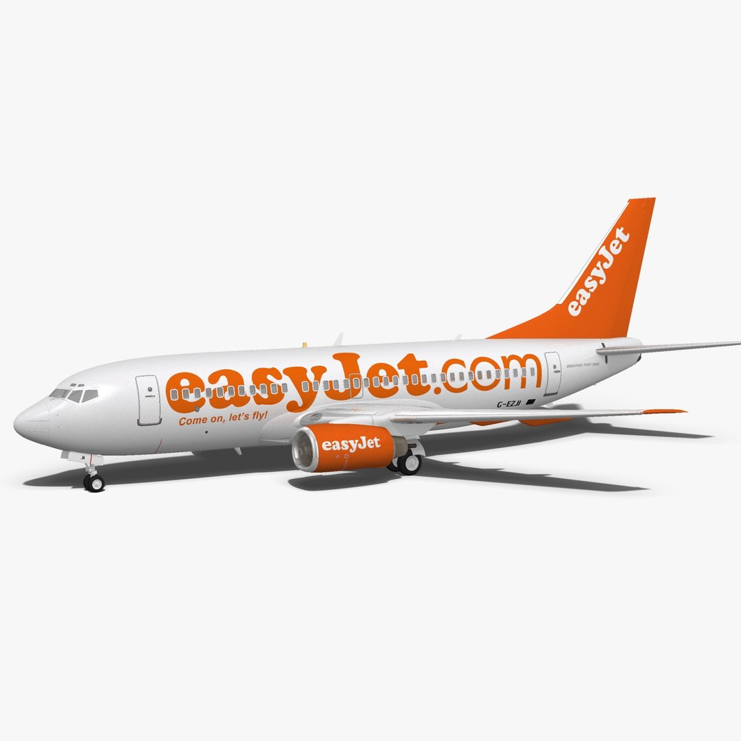 Easyjet Boeing 737-700 3d Model
