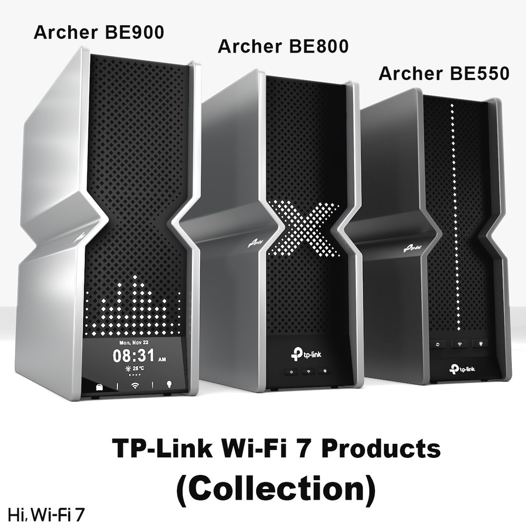 modelo 3d Wi-Fi 7 TP LINK Router Model - Collection - - TurboSquid 1990585