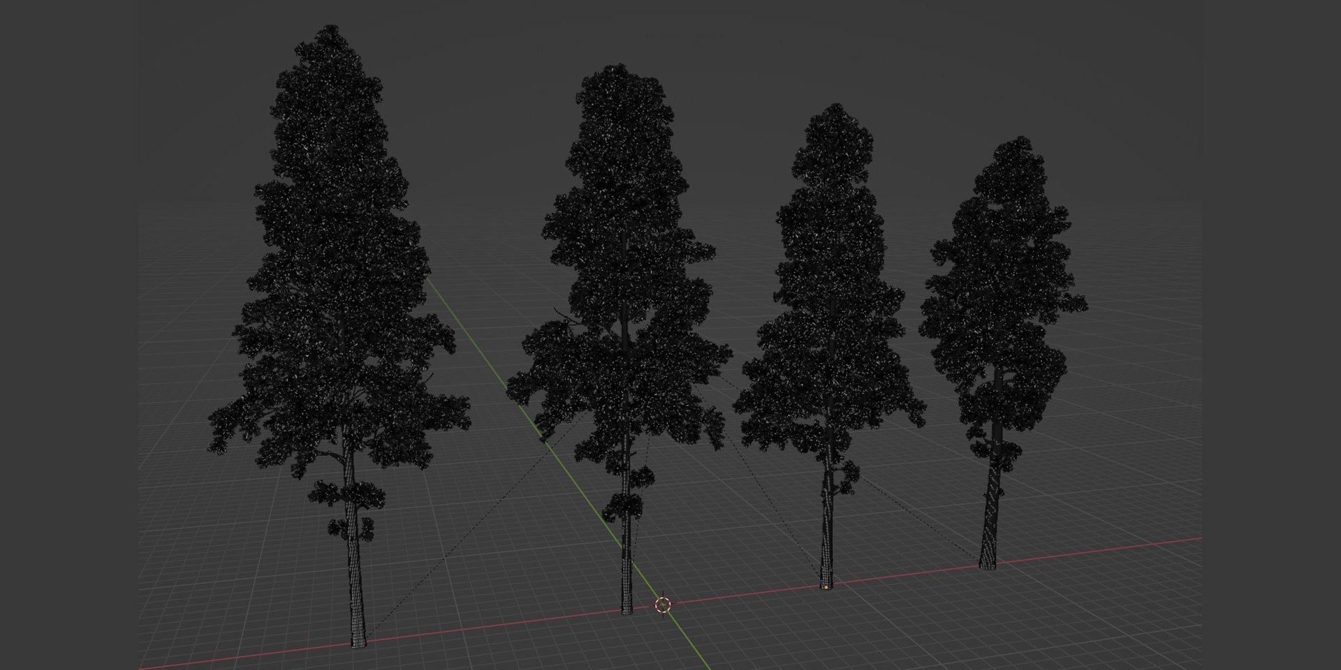 Pine Trees Collection Vol 227-Blender-3dmodel Model - TurboSquid 2210937