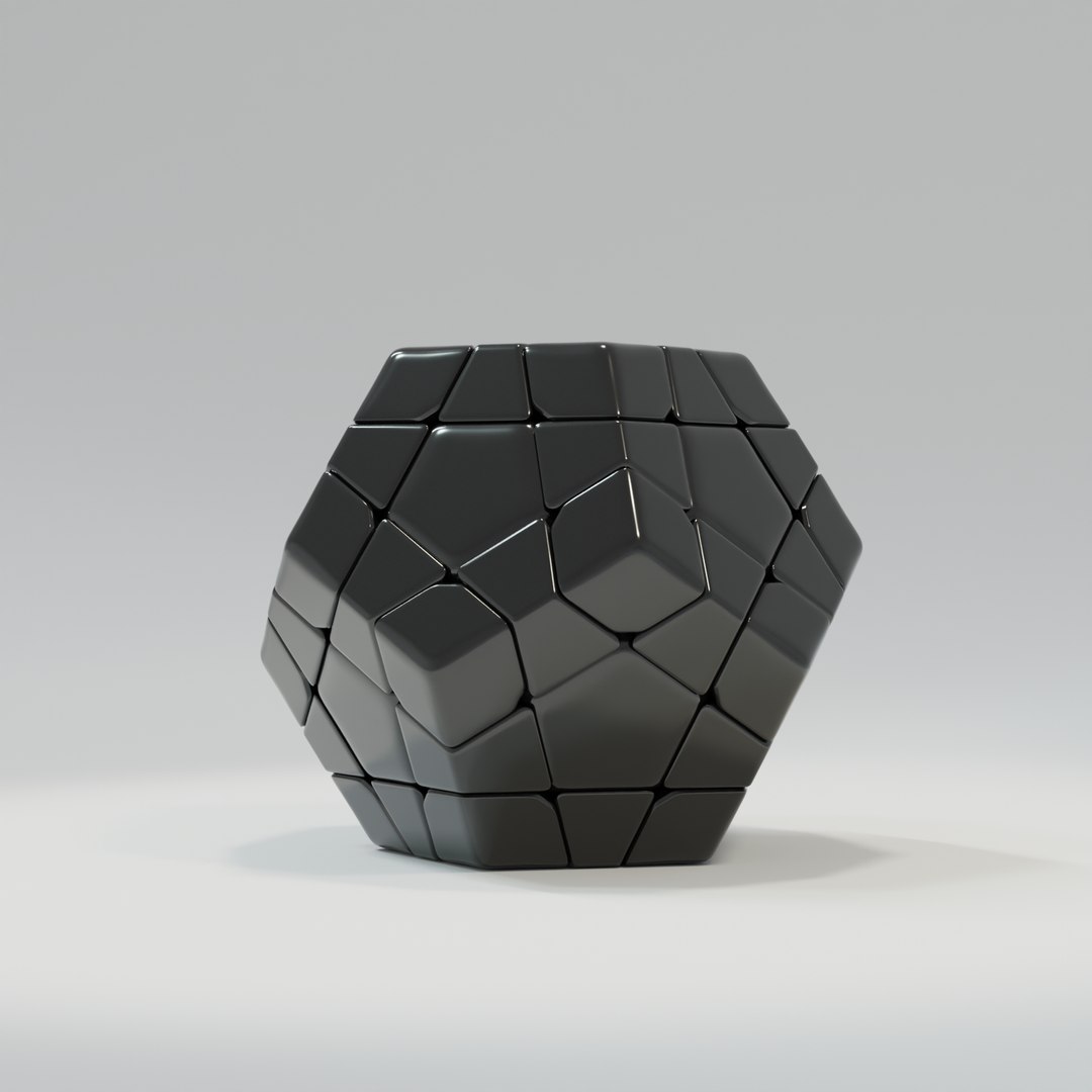 3D Megaminx Puzzle - TurboSquid 1843124