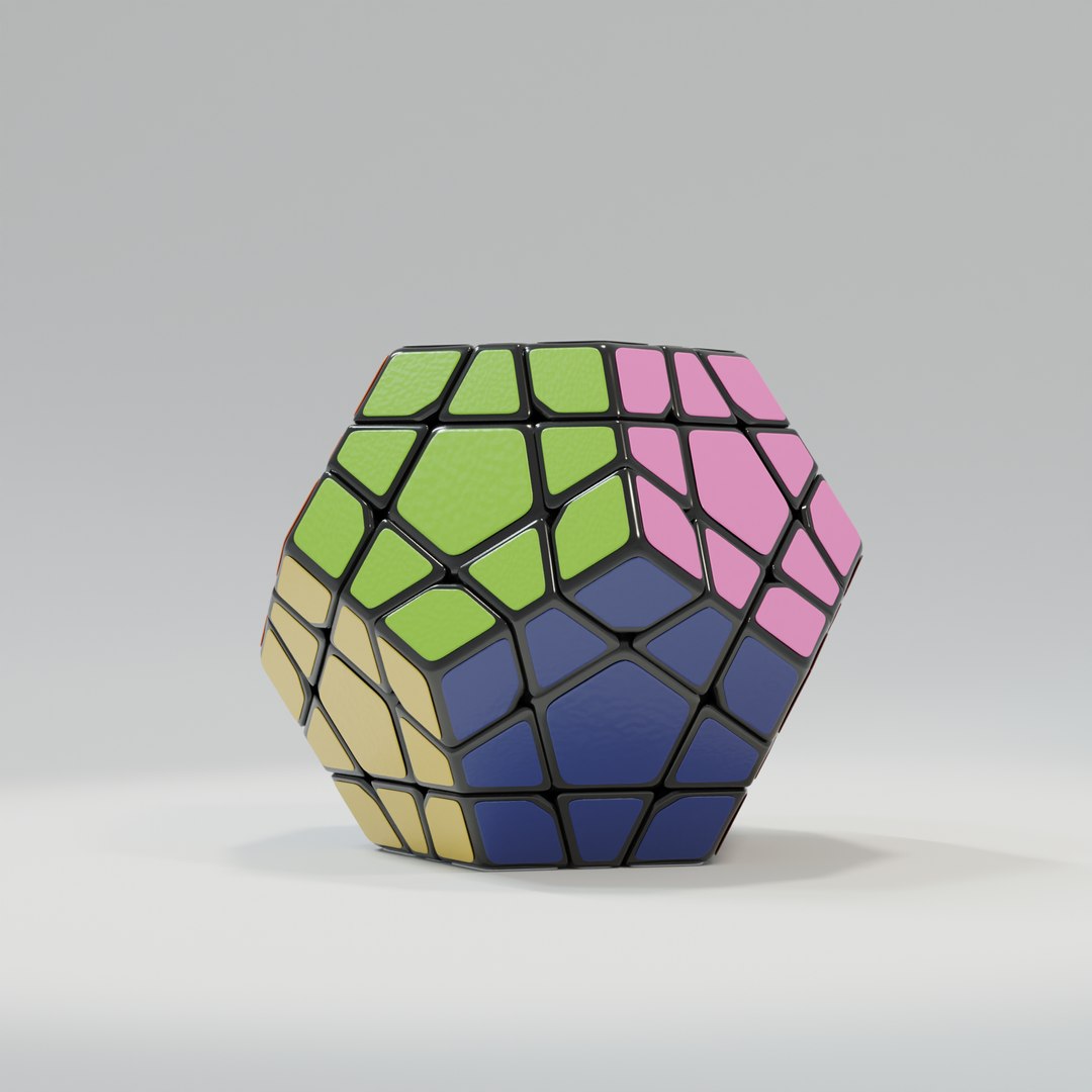 3D Megaminx Puzzle - TurboSquid 1843124