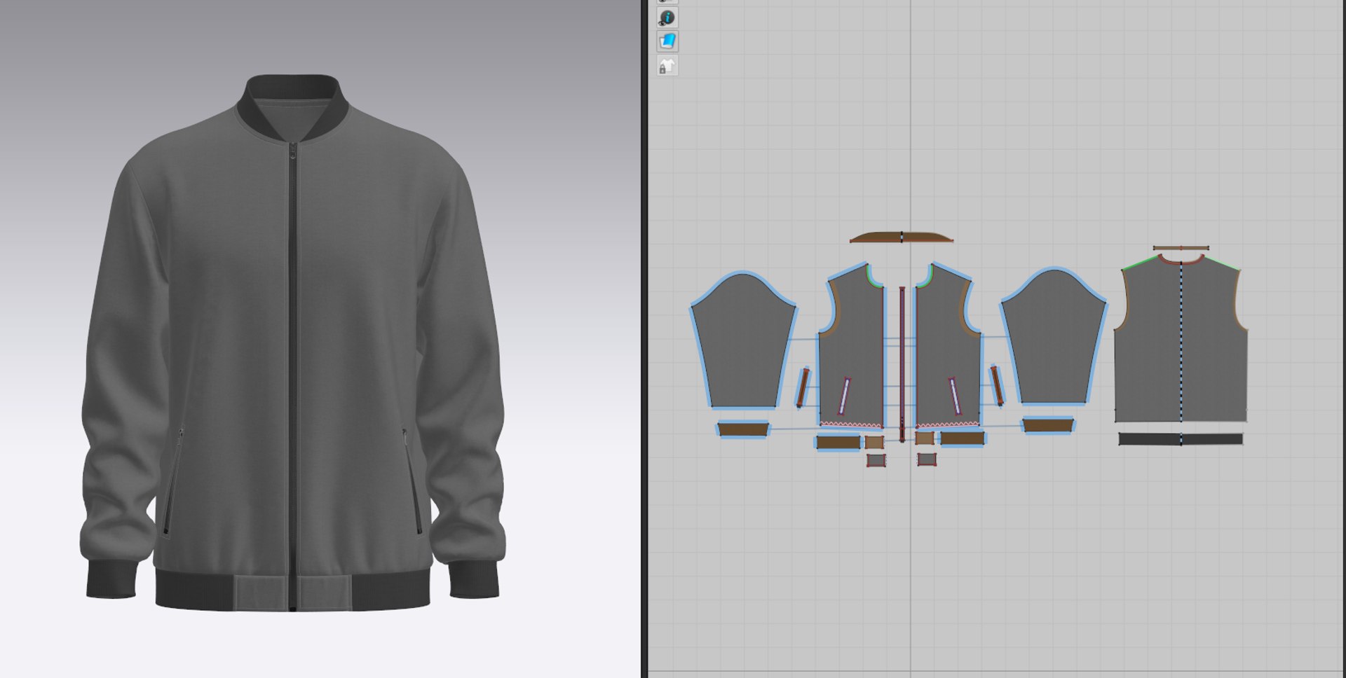 Mens Oversized Jacket 3D Model - TurboSquid 2135525