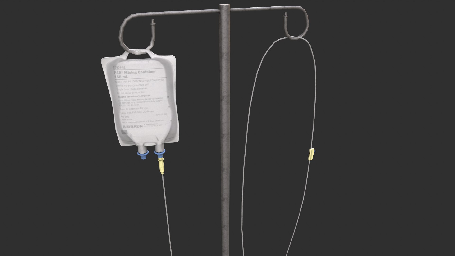 3D Model Hospital Dropper - TurboSquid 2373600