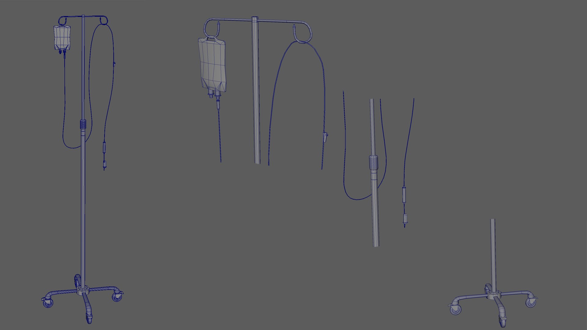 3D Model Hospital Dropper - TurboSquid 2373600