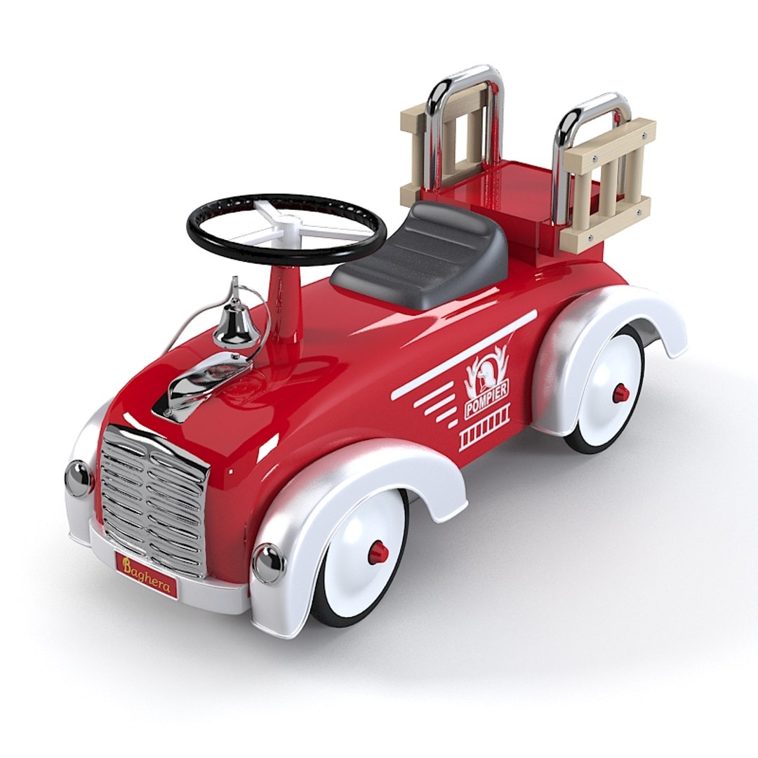 3d speedster pompier toy car