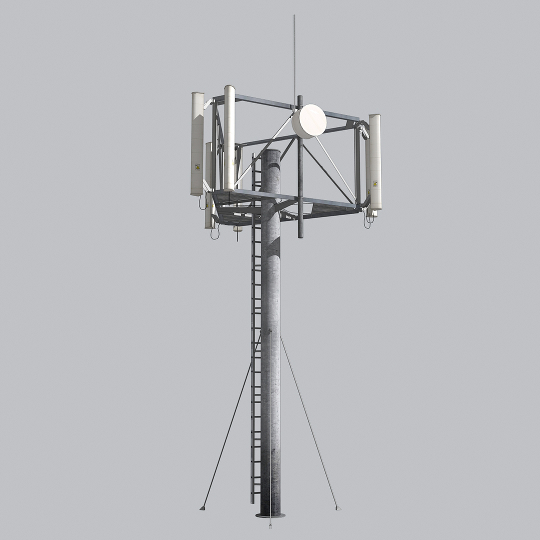 3d cell tower antenna