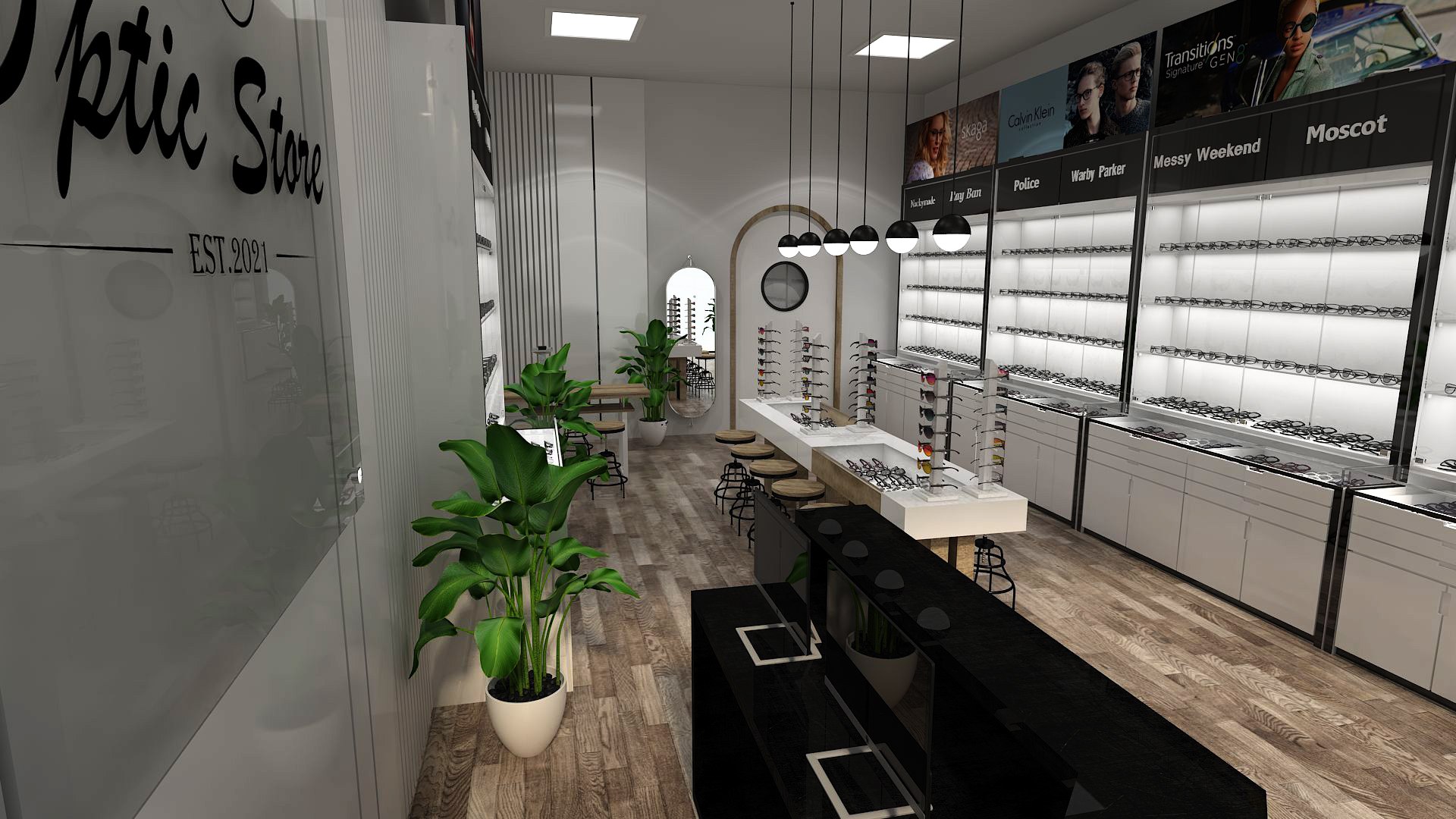 3D Model Glasses Store - TurboSquid 1644796