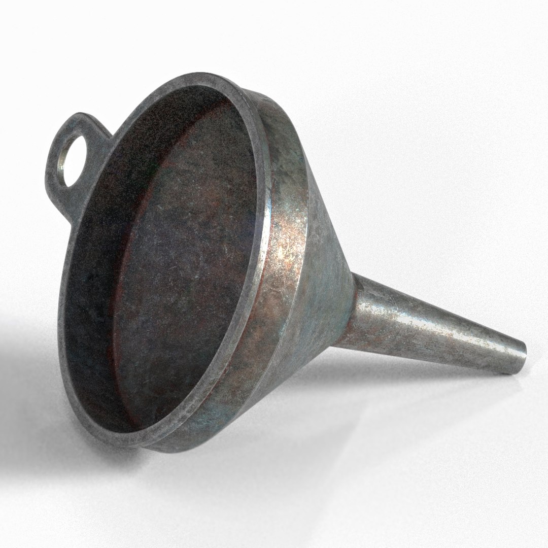 Funnel metal 3D model - TurboSquid 1665843