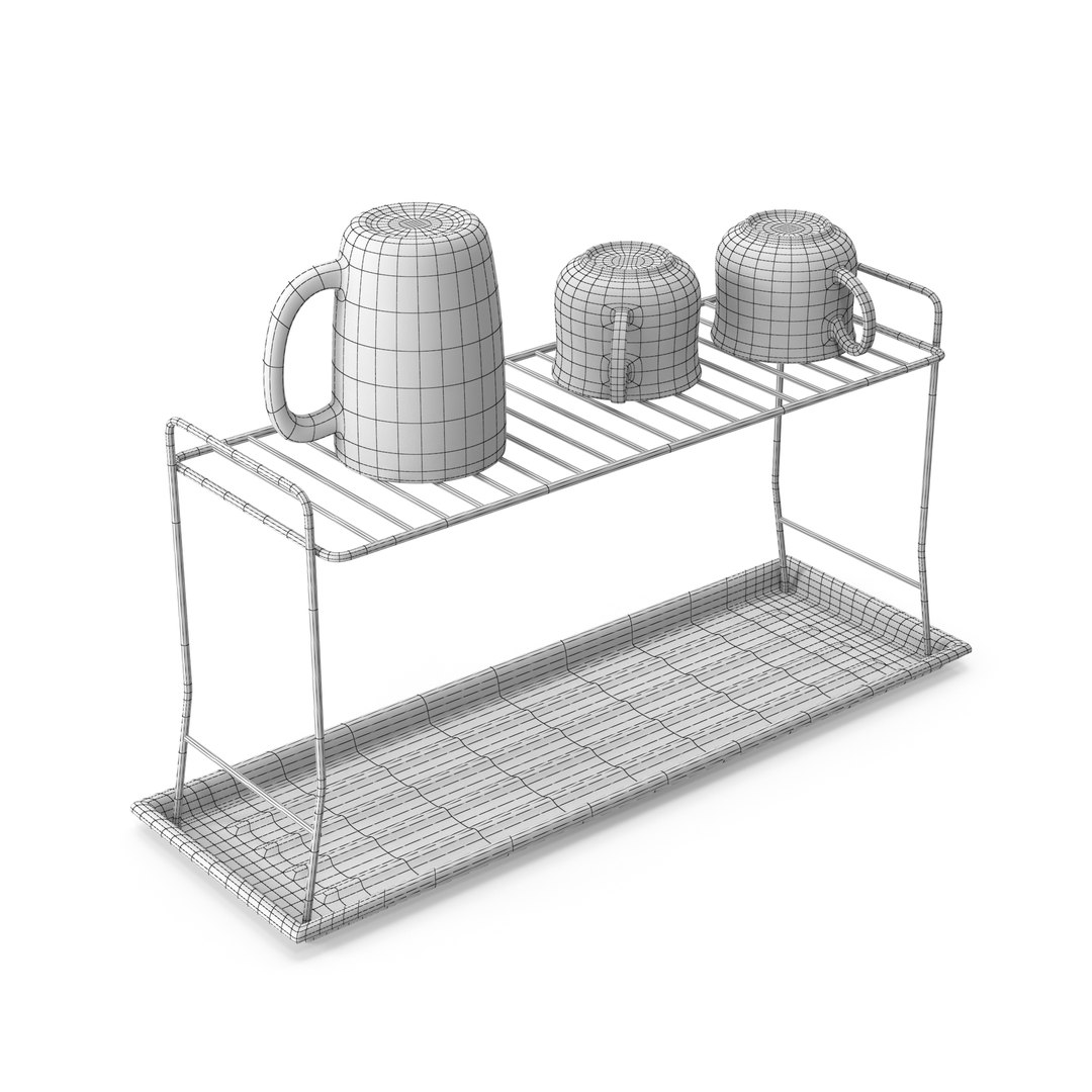 Dish Drying Rack 3D Model - TurboSquid 2025726