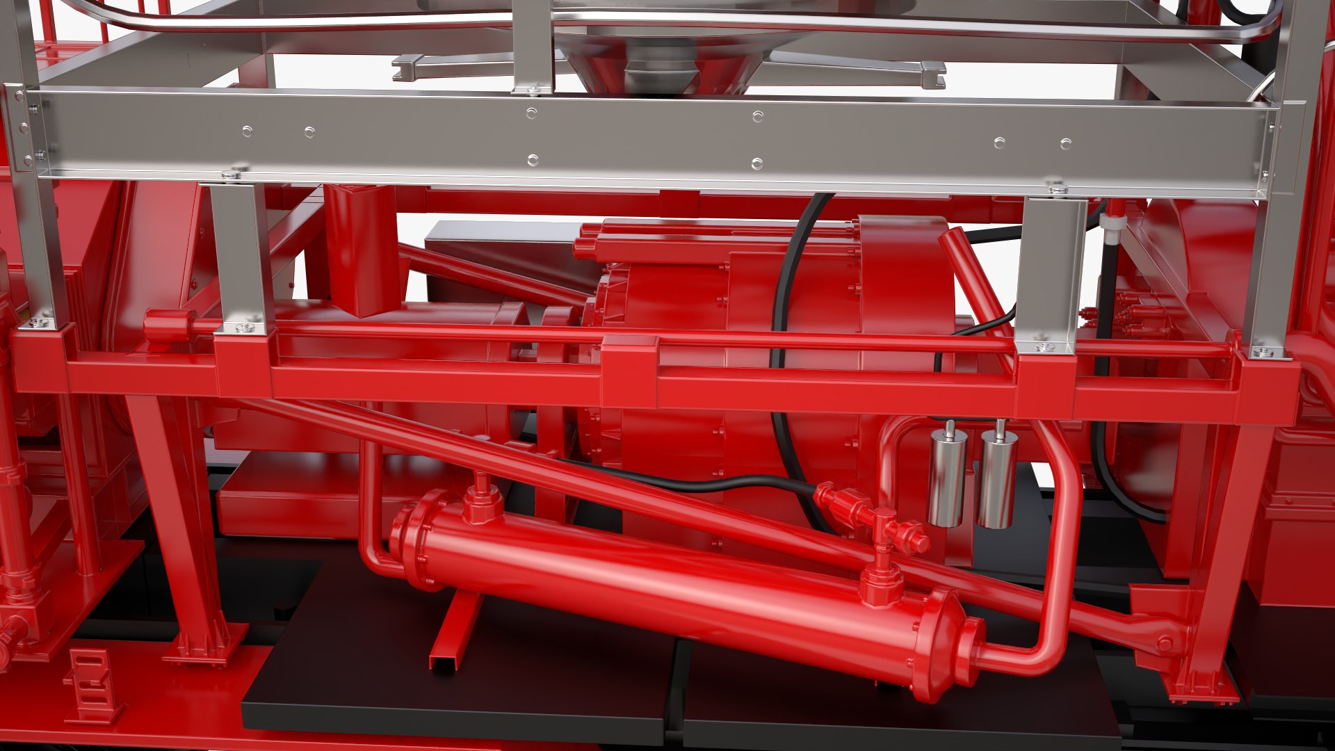 Mercedes Benz Oilfield Heavy-duty Fracturing Truck 3D Model ...