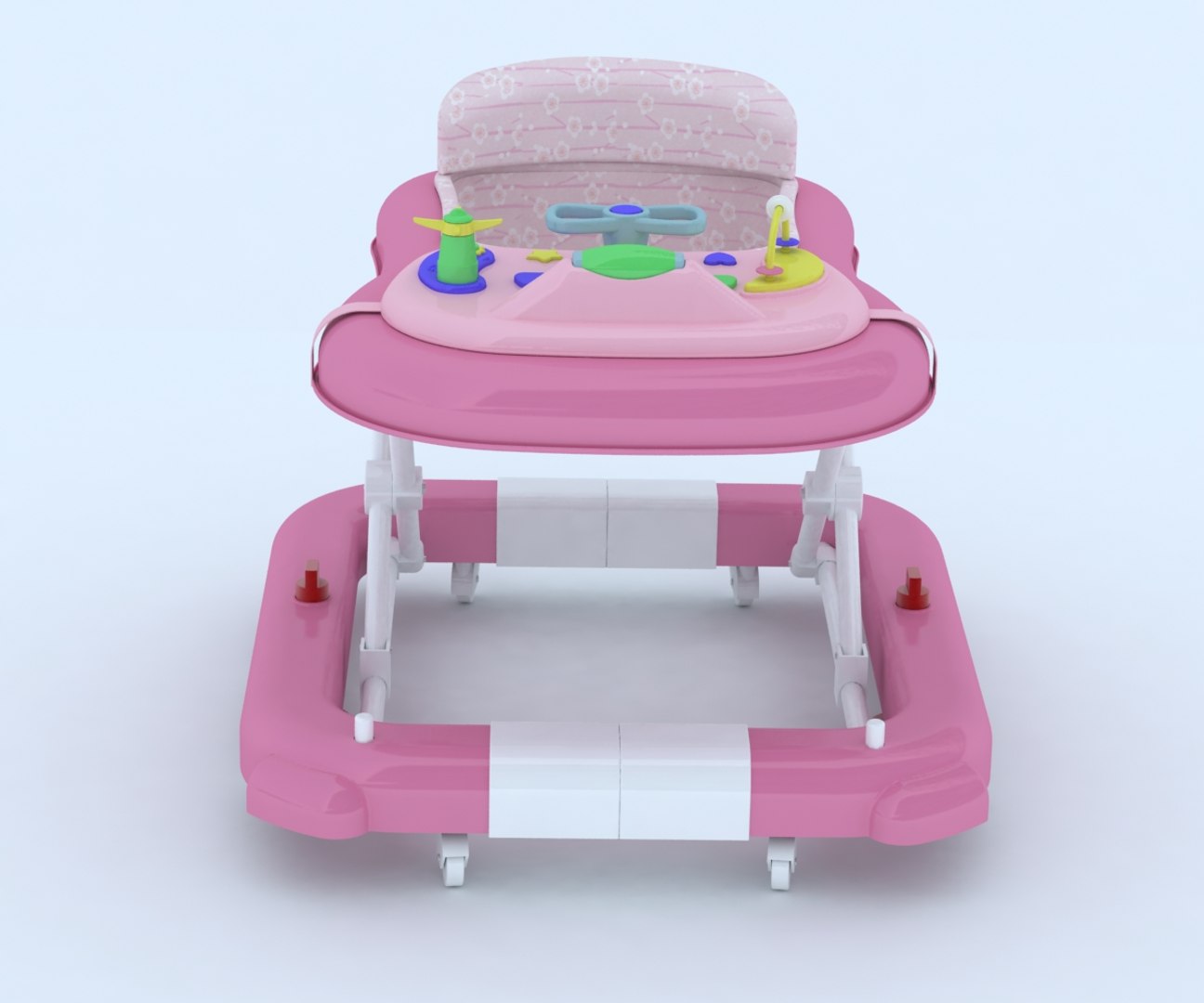 3d Model Baby Walker Walk