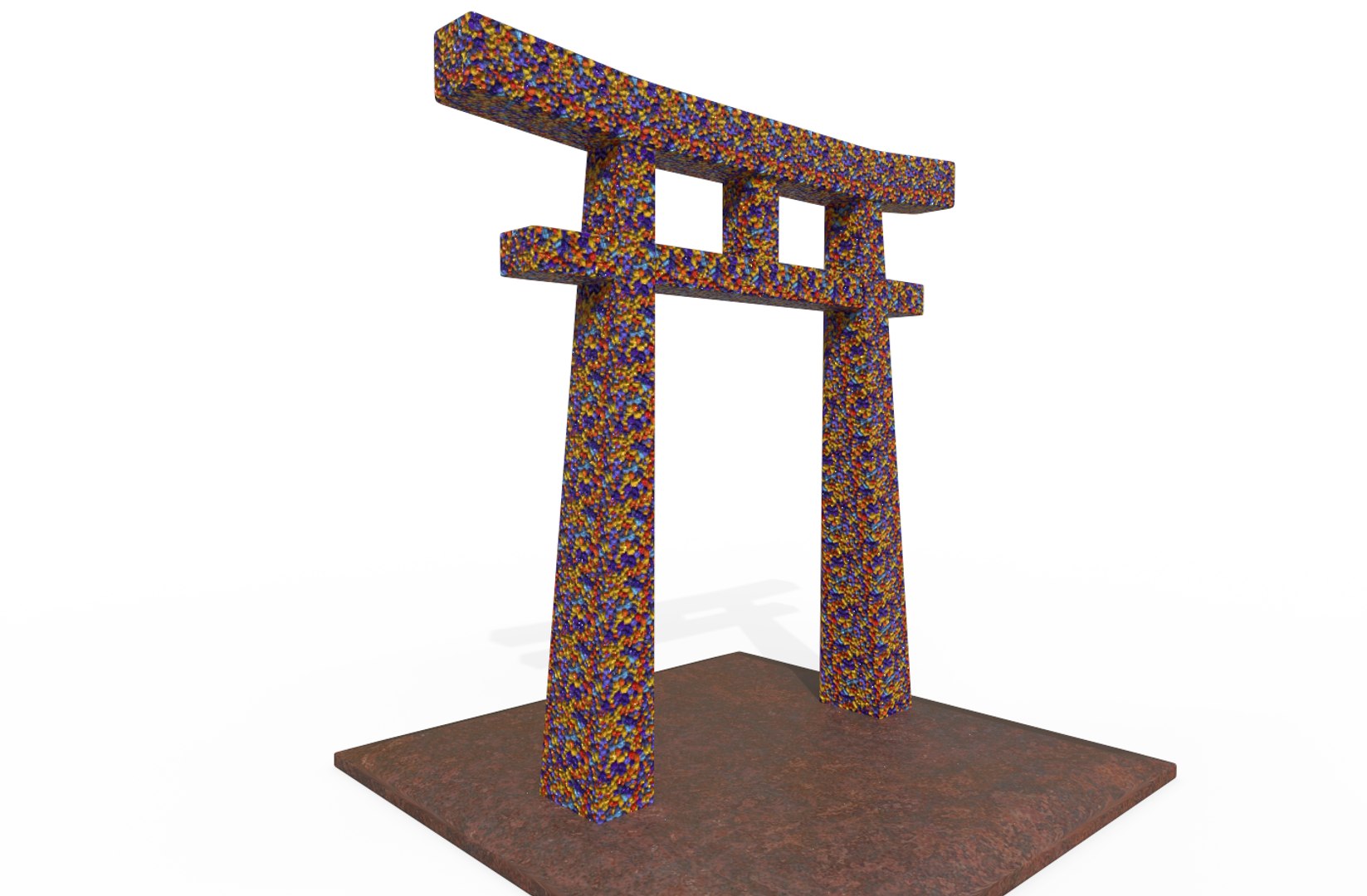 3D Japanese Tori Gate Model - TurboSquid 1397082