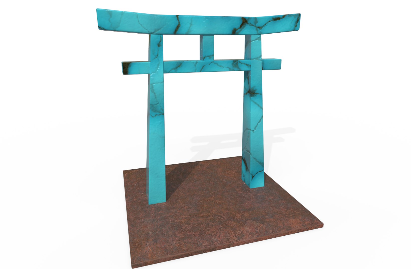 3D Japanese Tori Gate Model - TurboSquid 1397082