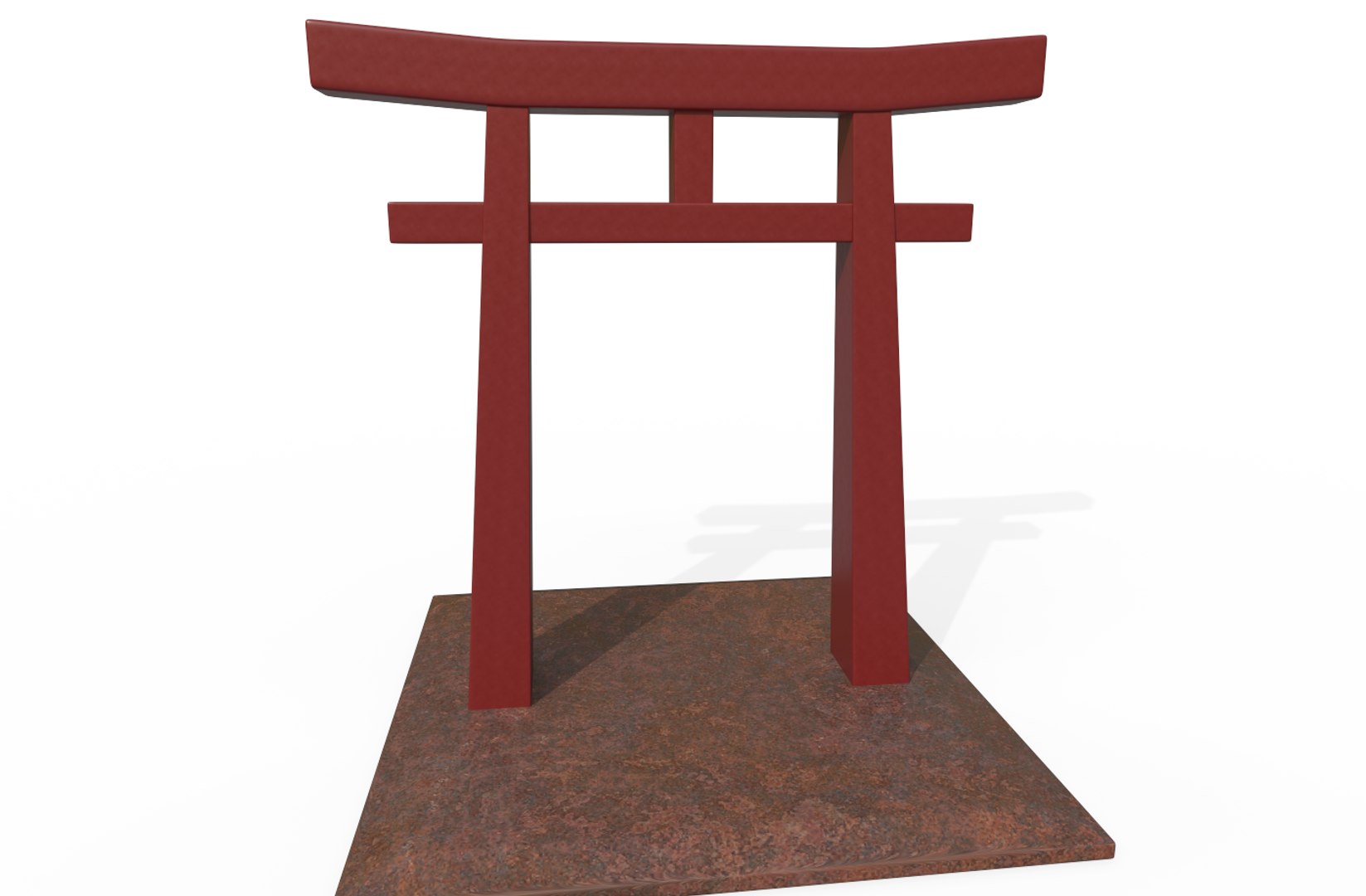 3D Japanese Tori Gate Model - TurboSquid 1397082