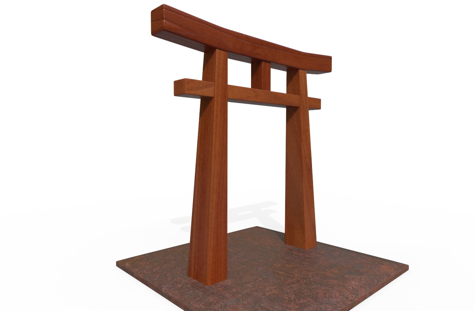 3D Japanese Tori Gate Model - TurboSquid 1397082