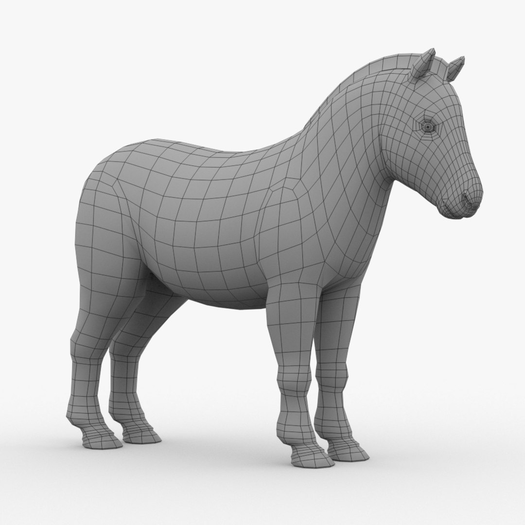 modelo 3d pony basemesh - TurboSquid 2007146