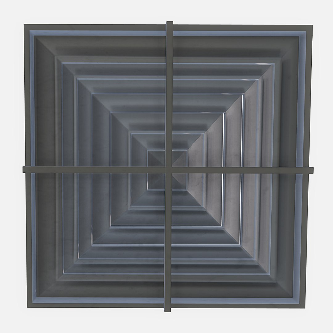 Ready Ceiling Air Vent 3d Model