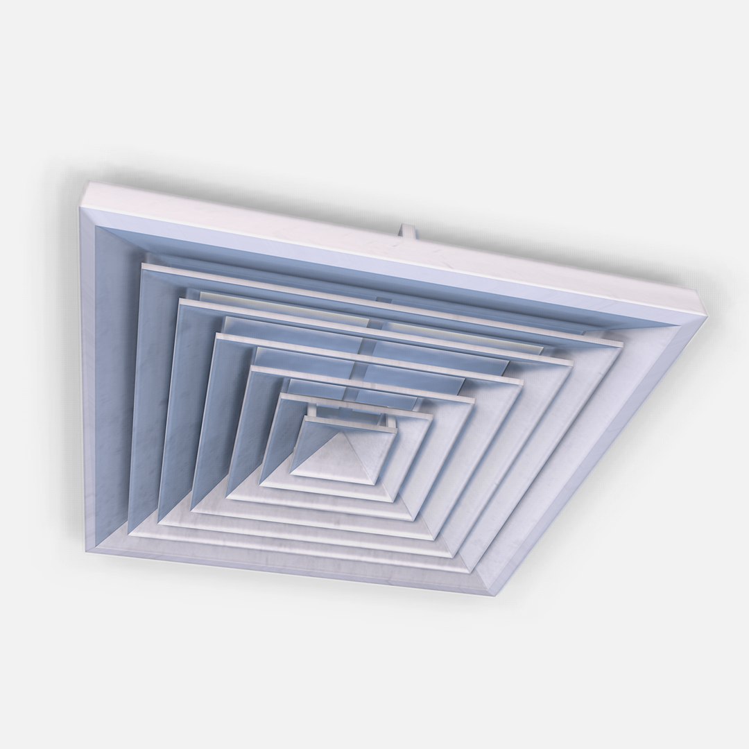 Ready Ceiling Air Vent 3d Model
