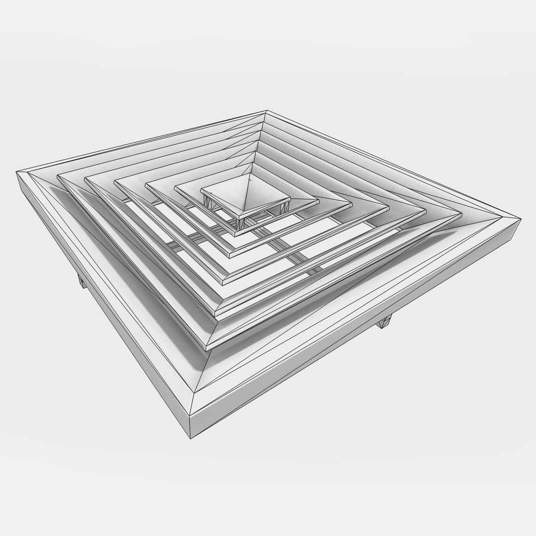Ready Ceiling Air Vent 3d Model
