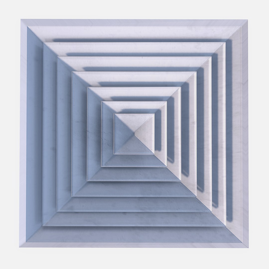 Ready Ceiling Air Vent 3d Model