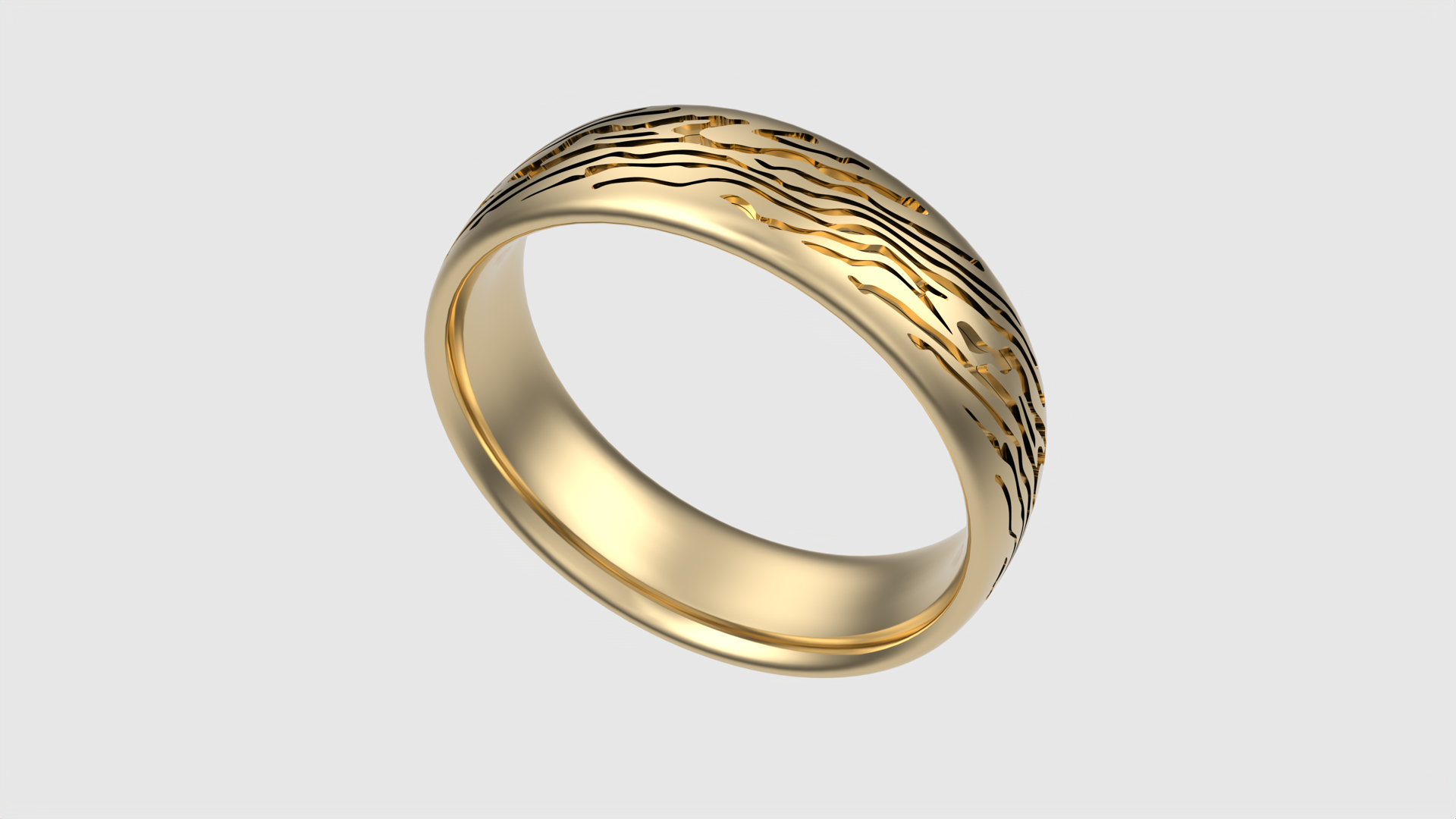 3D Model Wave Pattern Artistic Ring JDBCo - TurboSquid 2345196