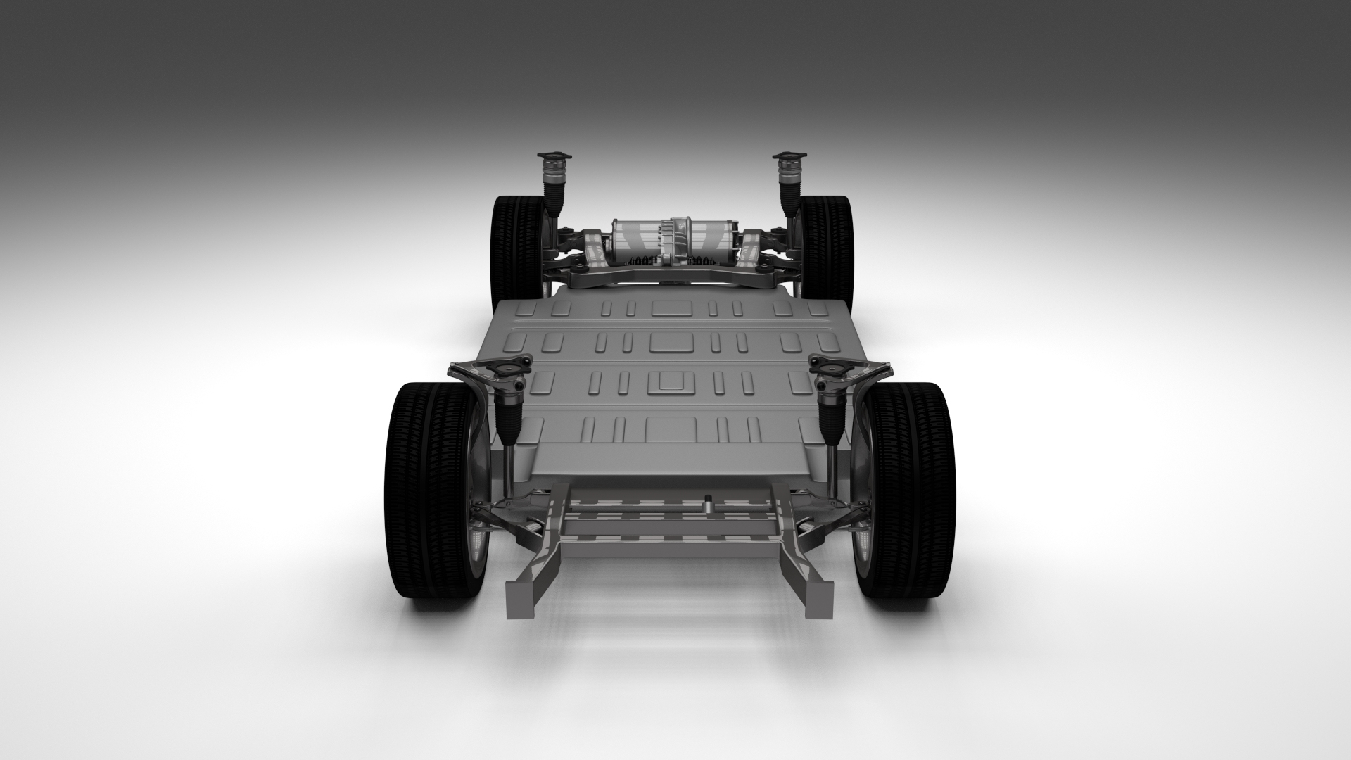 3d Model Tesla S Chassis