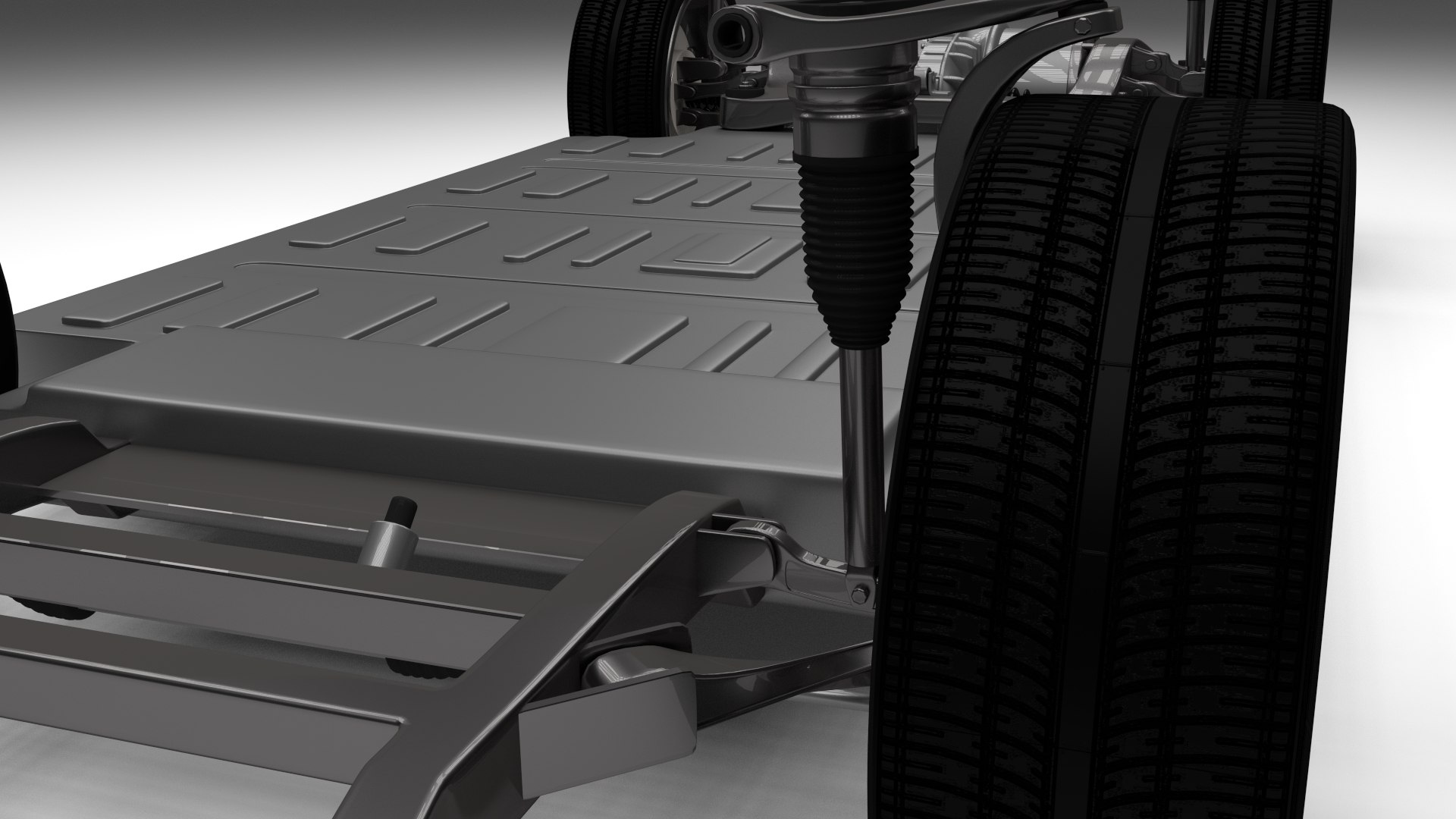 3d Model Tesla S Chassis