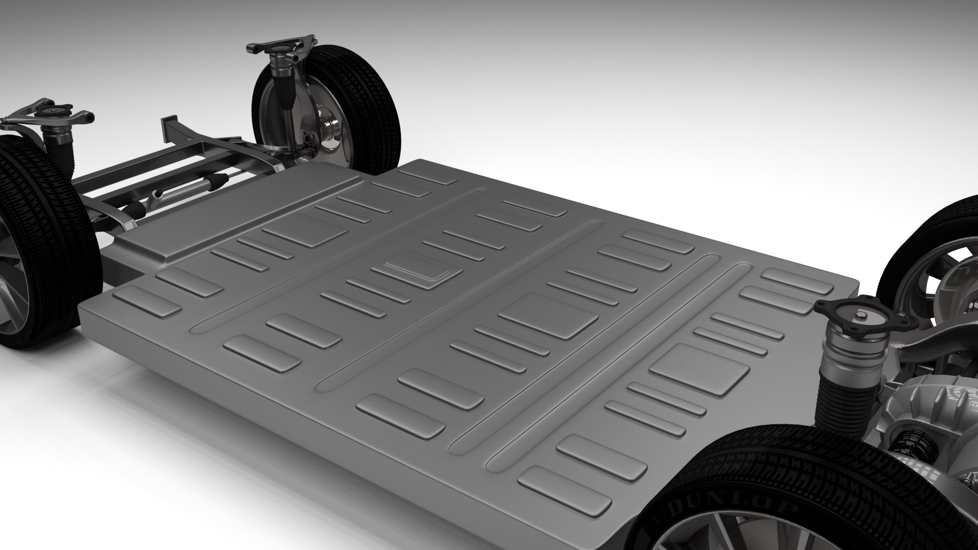 3d Model Tesla S Chassis