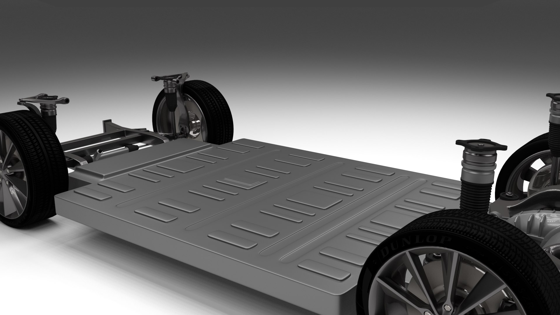 3d Model Tesla S Chassis