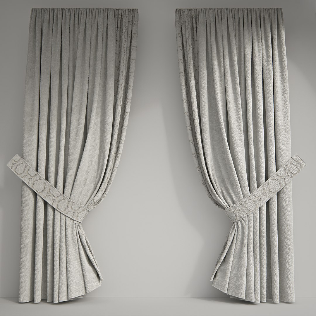 Double Curtain 3d Max