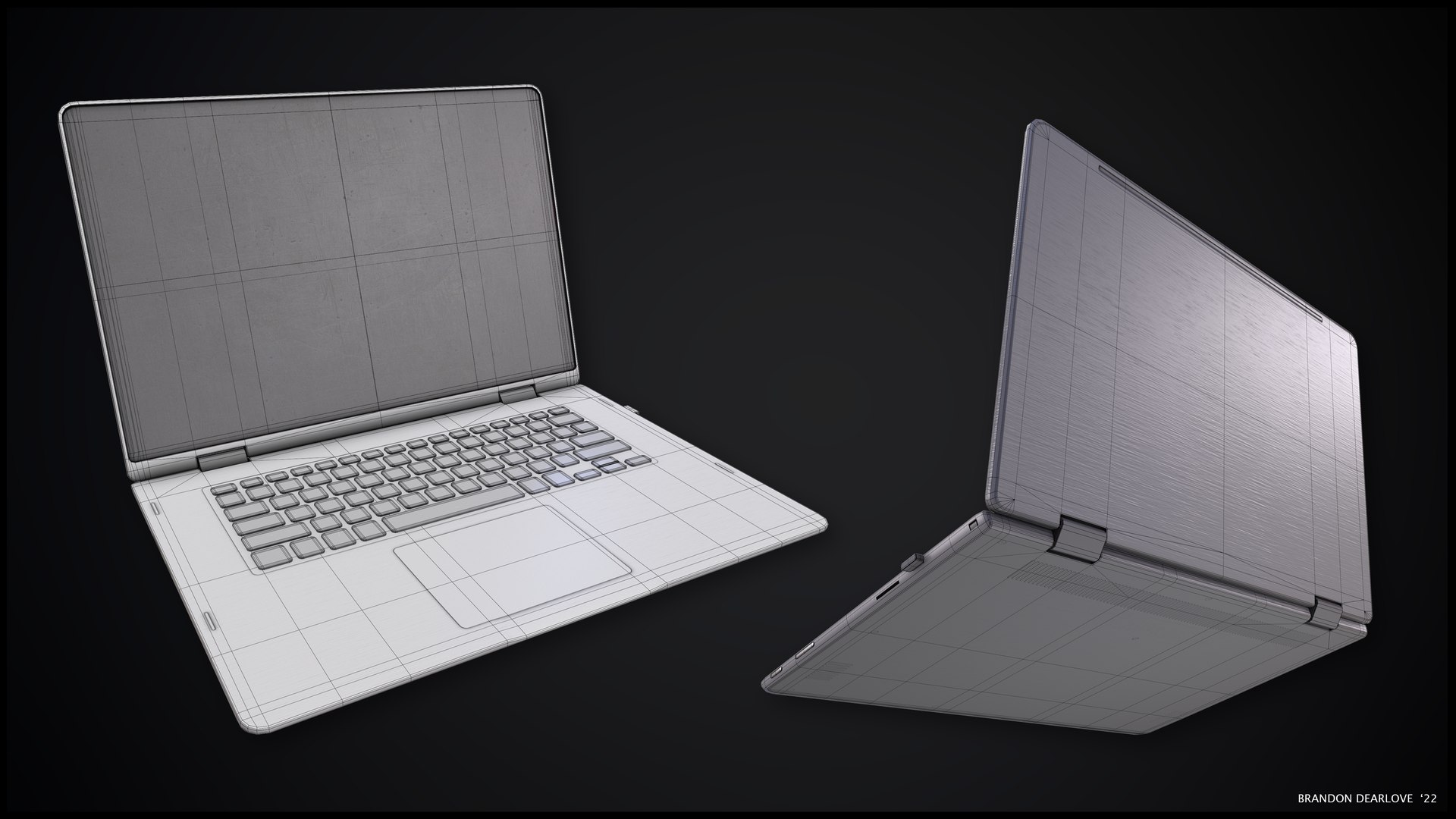 Laptop 3D Model - TurboSquid 1936652